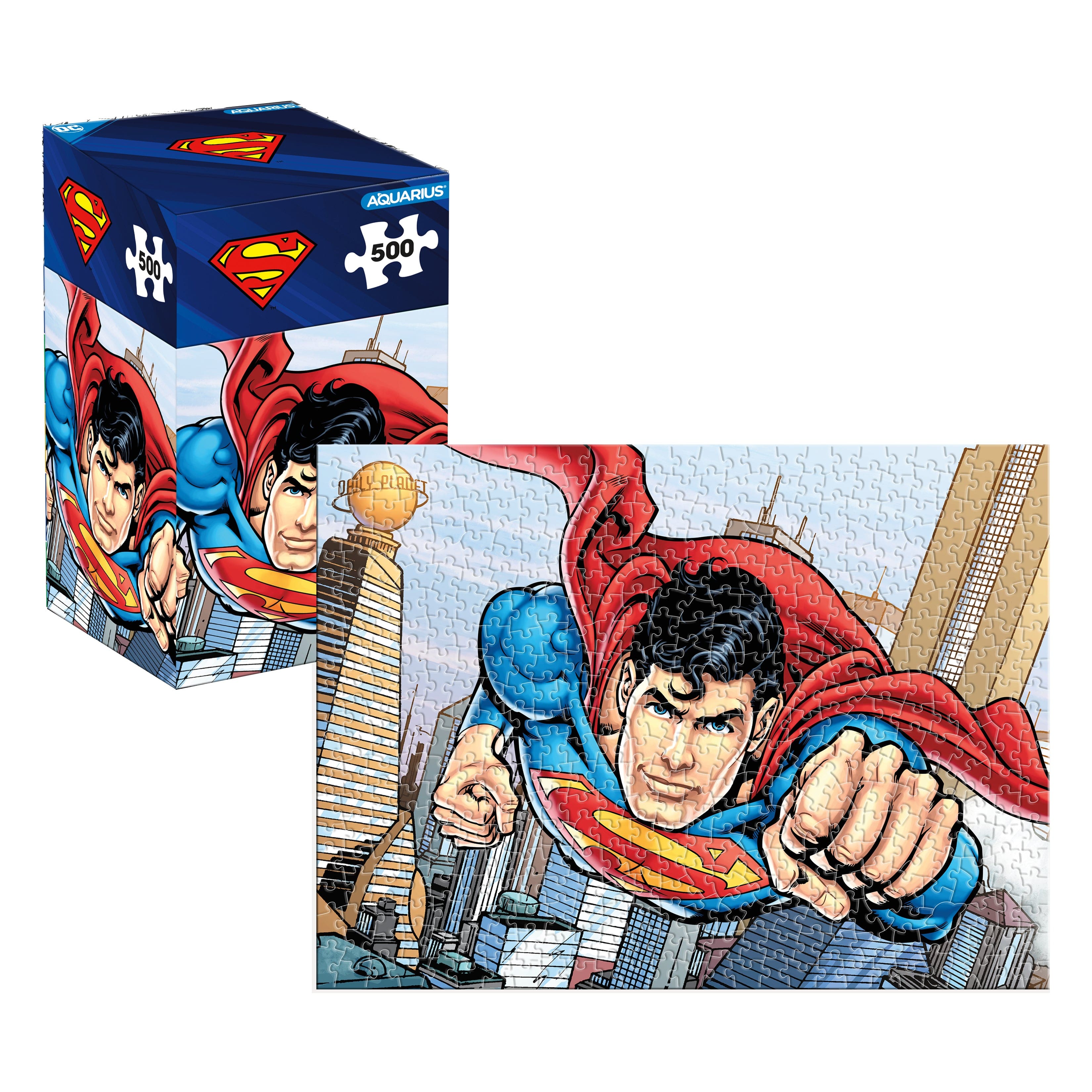 DC Comics Superman 500 Piece Jigsaw Puzzle (Vertical Box) - NMR