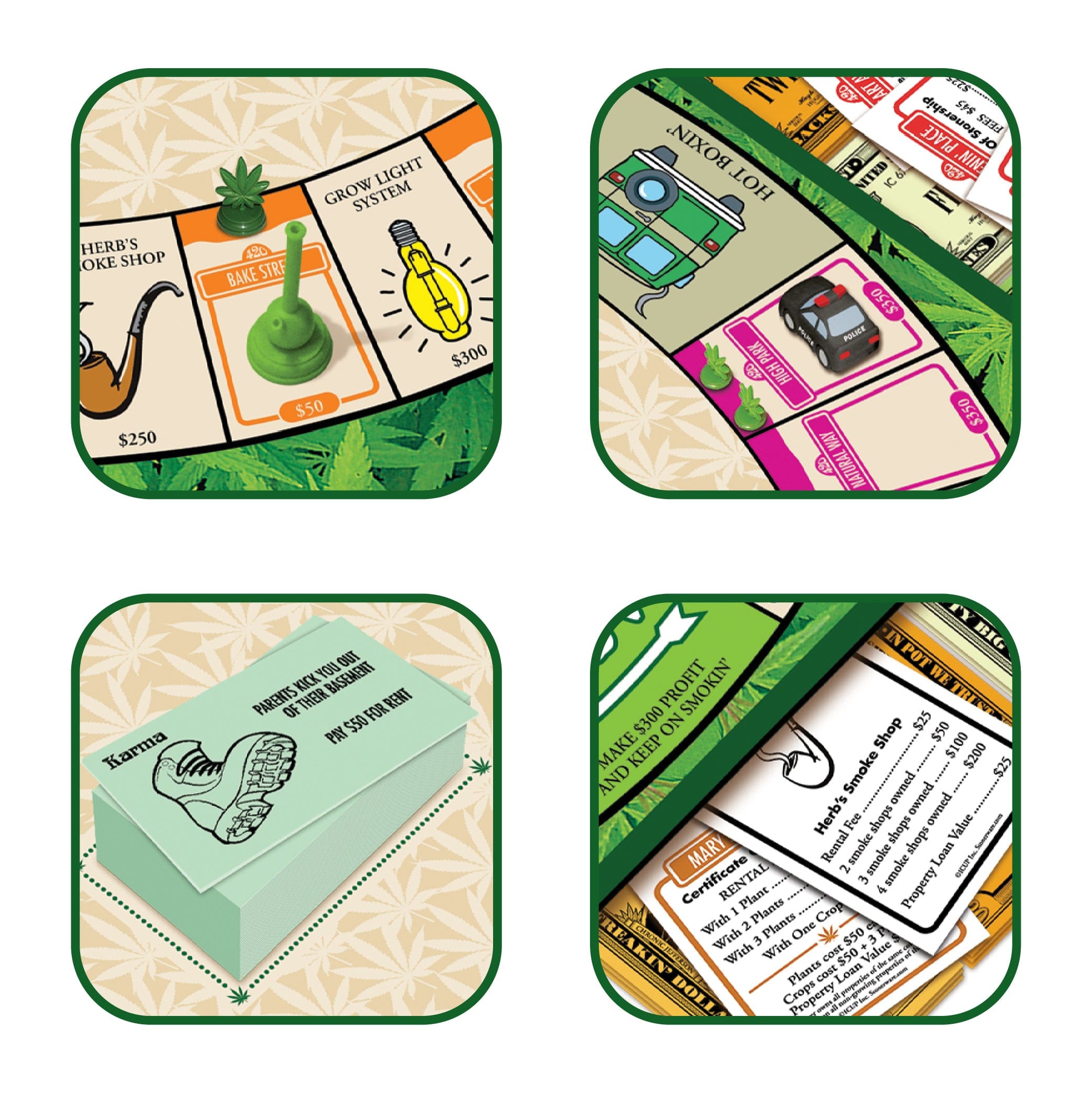 Stonerware Stoner City Board Game - NMR