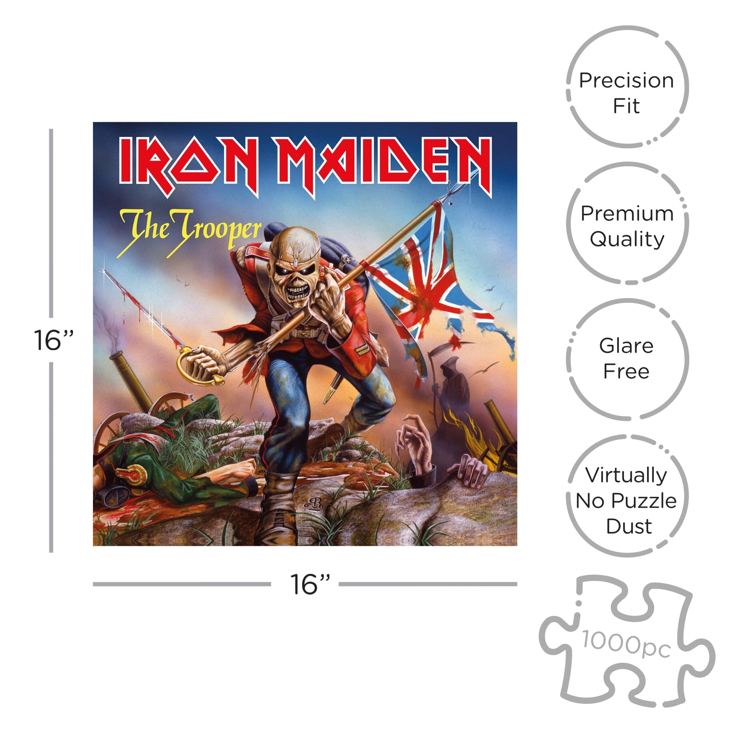 Iron Maiden The Trooper (1000 Piece Jigsaw Puzzle) - NMR