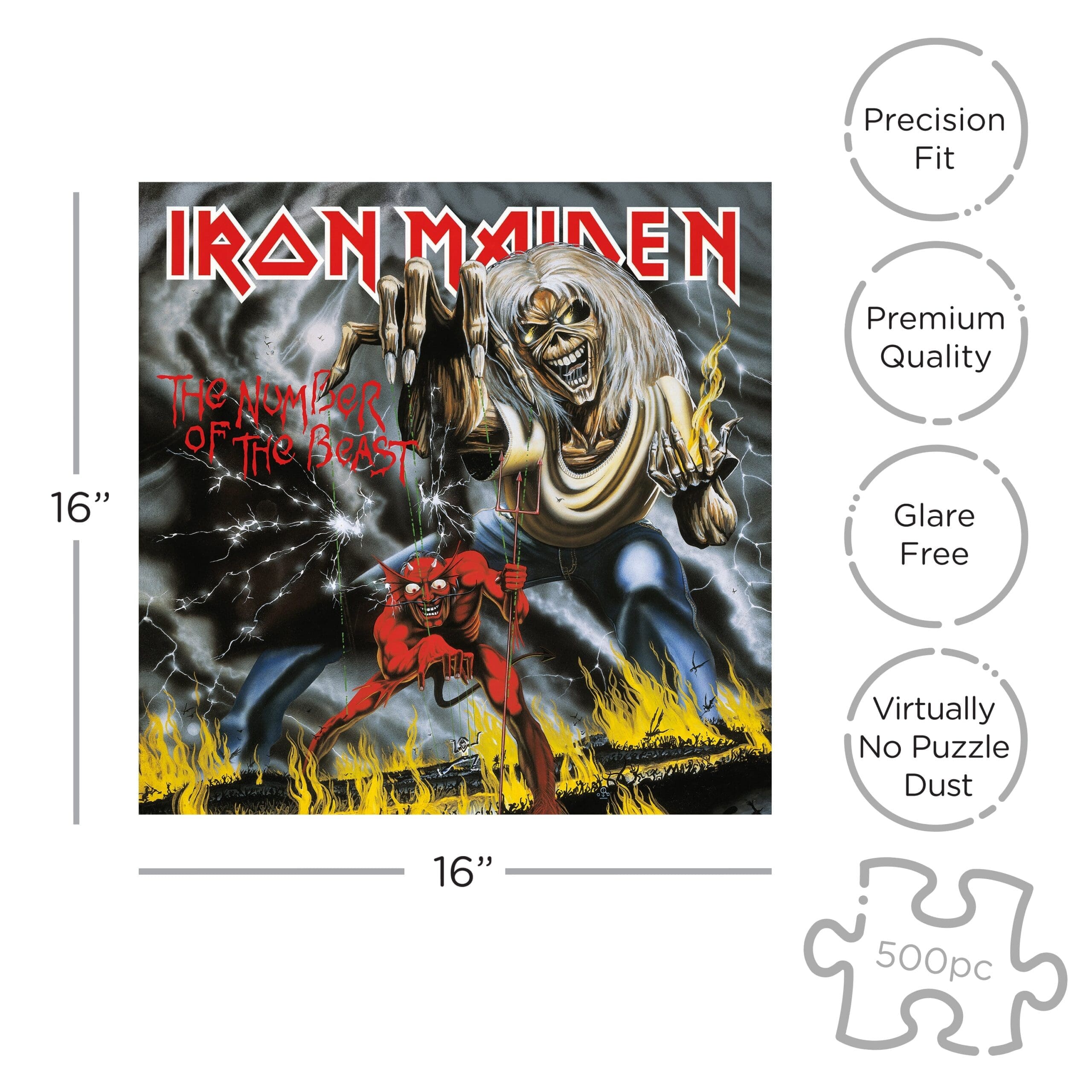 Iron Maiden The Number Of The Beast (500 Piece Jigsaw Puzzle) - NMR