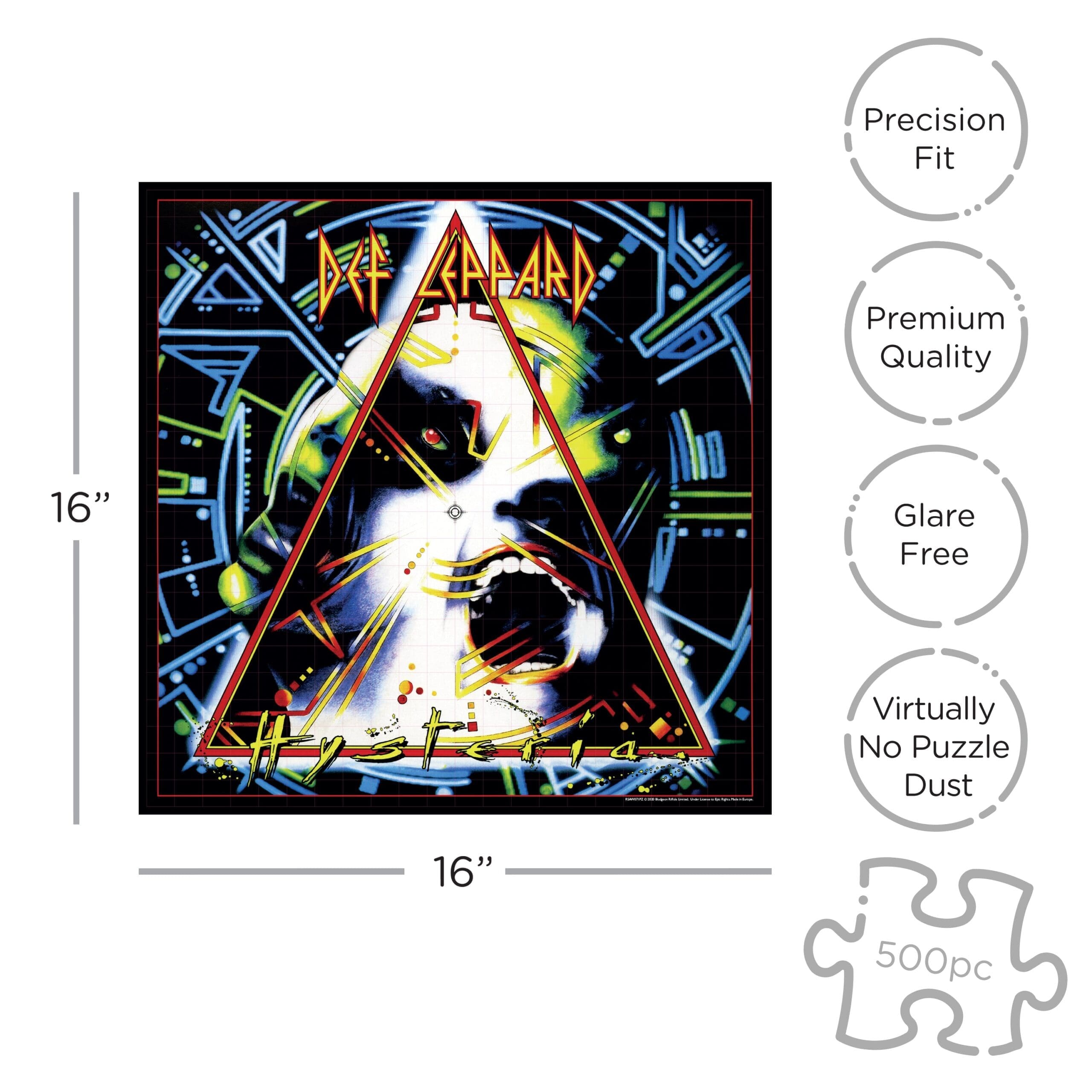 Def Leppard Hysteria (500 Piece Jigsaw Puzzle) - NMR