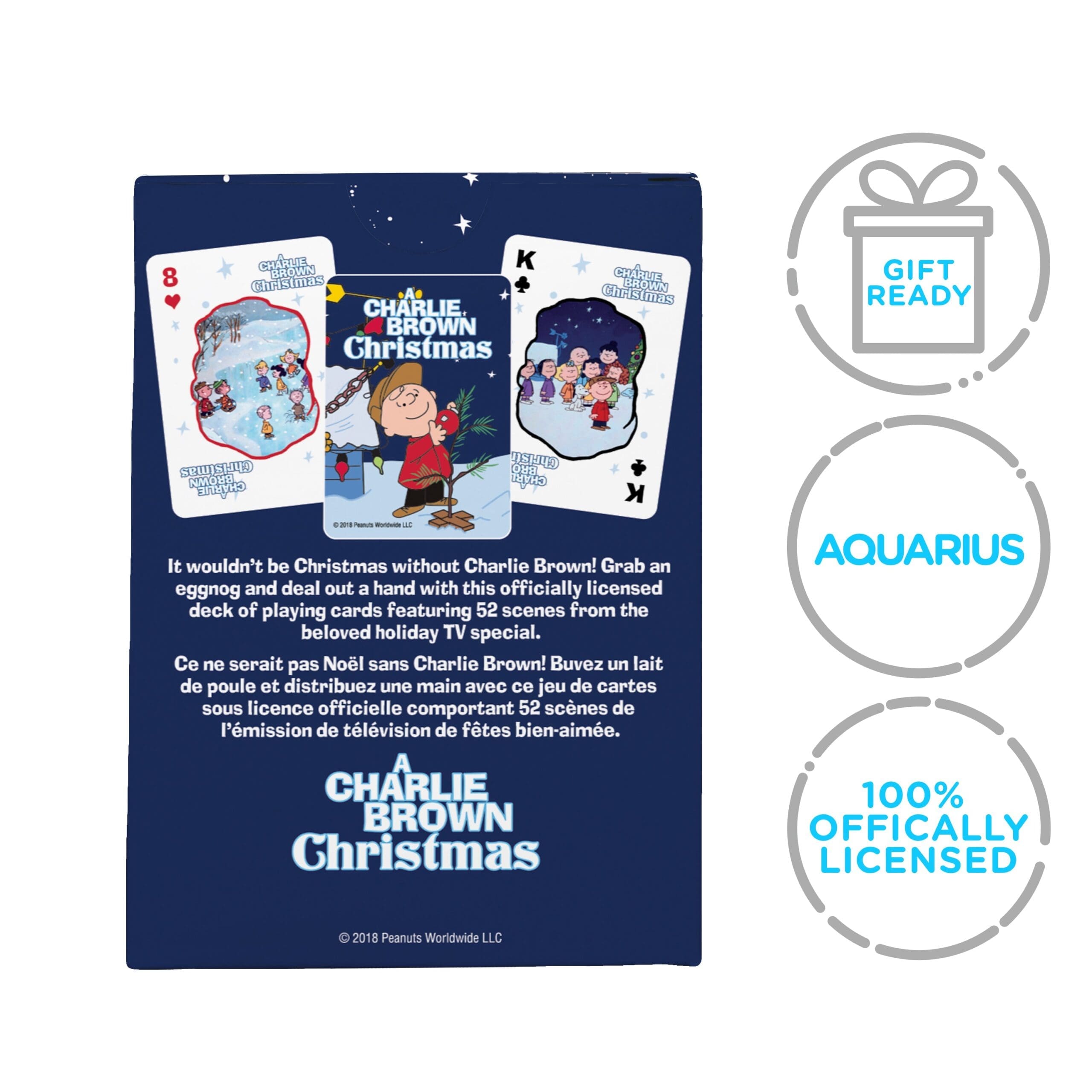 Peanuts Charlie Brown Christmas Playing Cards - NMR
