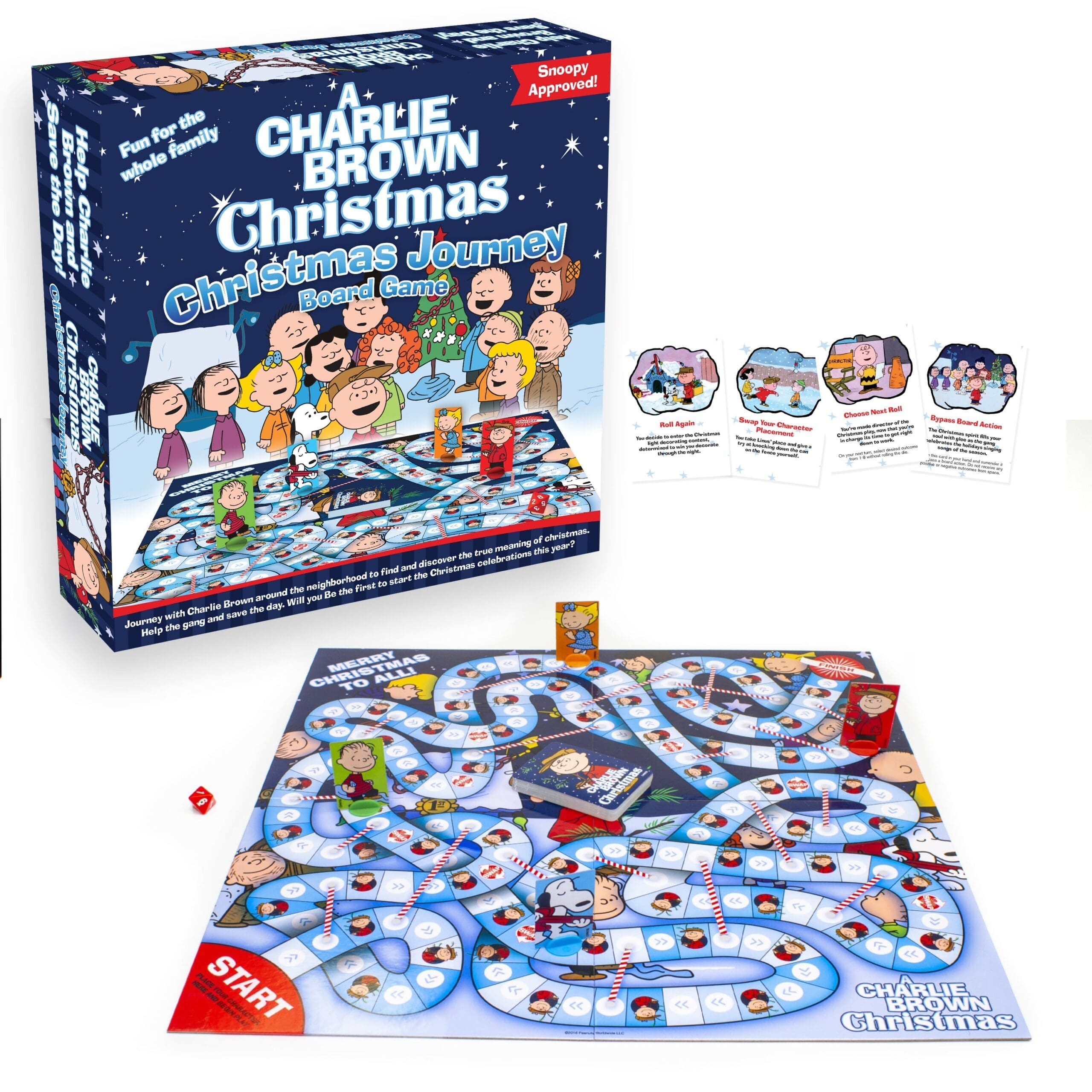 Peanuts Charlie Brown Christmas Board Game - NMR