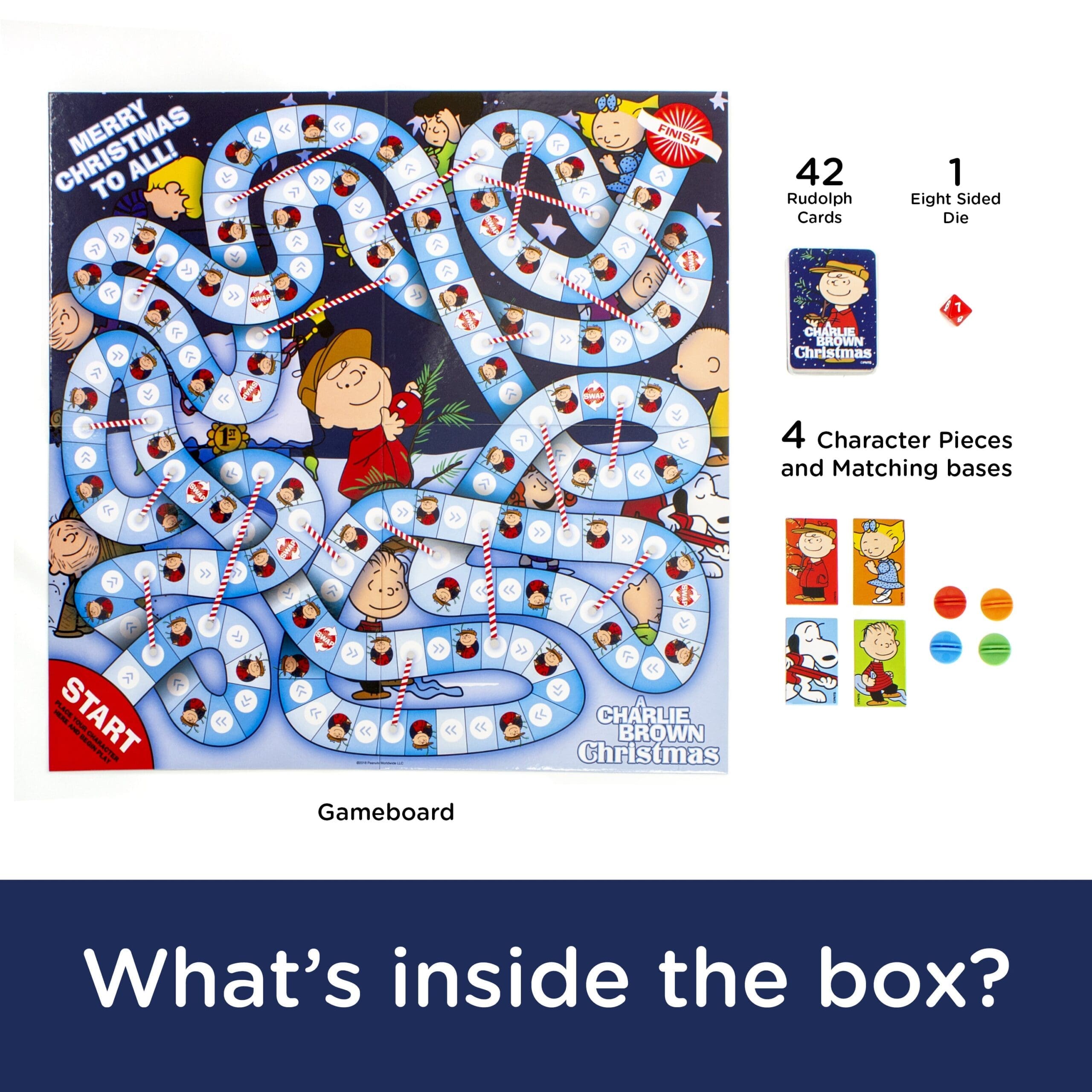 Peanuts Charlie Brown Christmas Board Game - NMR