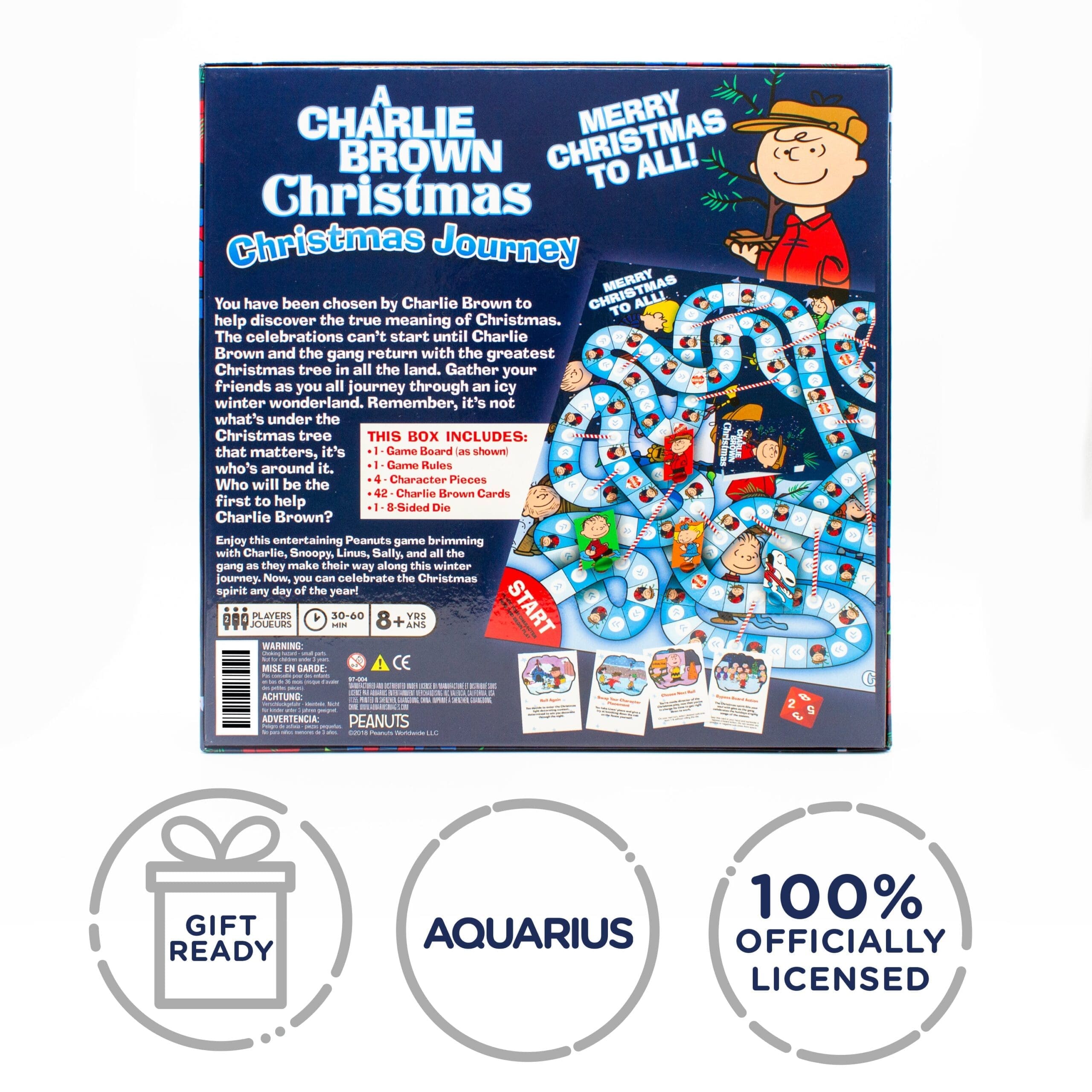 Peanuts Charlie Brown Christmas Board Game - NMR