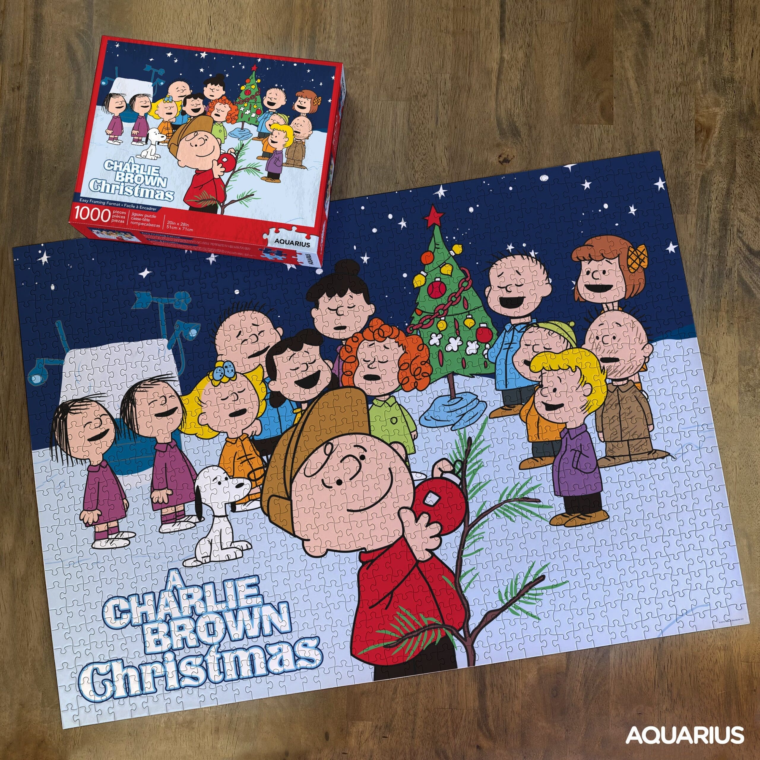 Peanuts Charlie Brown Christmas 1000 Piece Jigsaw Puzzle - NMR