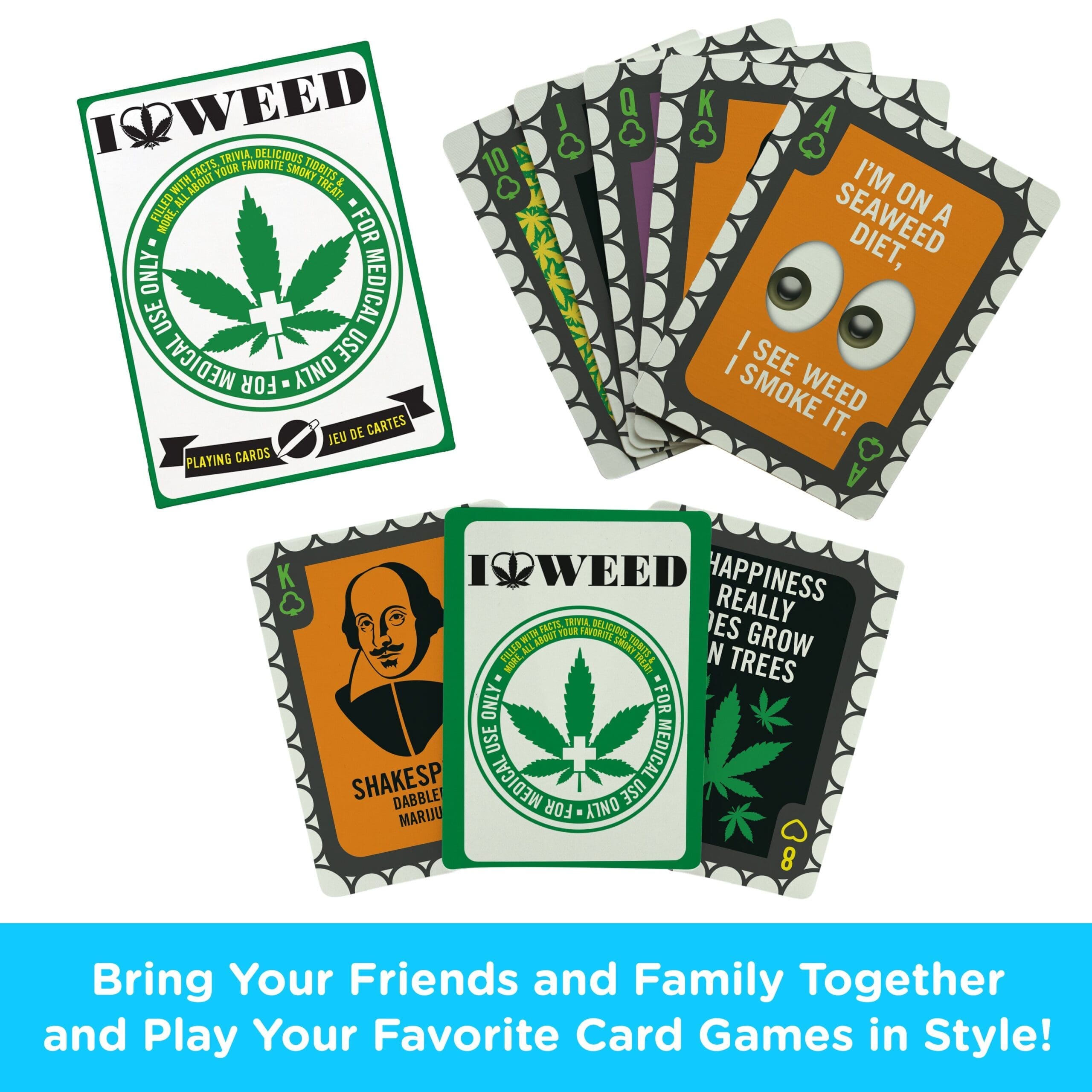 I Heart Weed Playing Cards - NMR