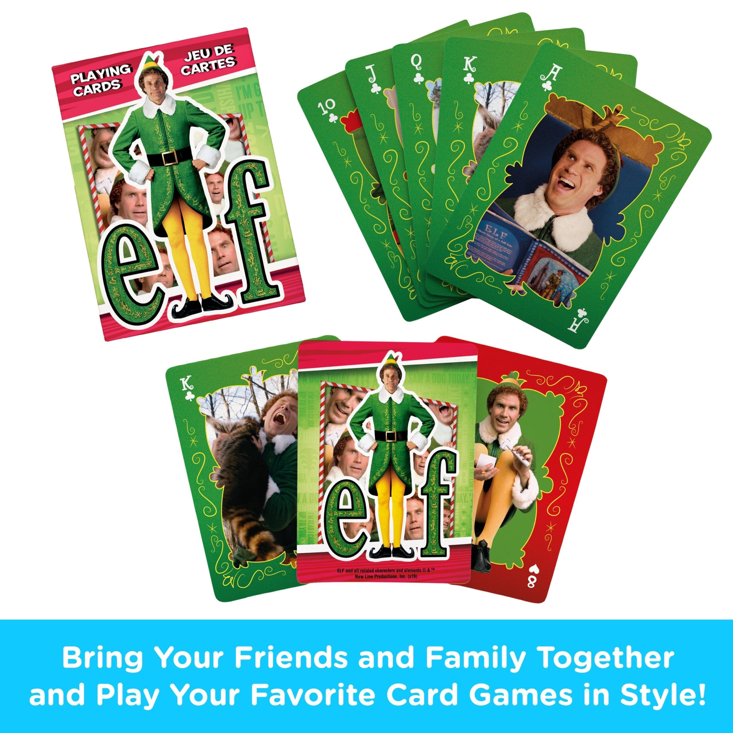 Elf Buddy Playing Cards - NMR