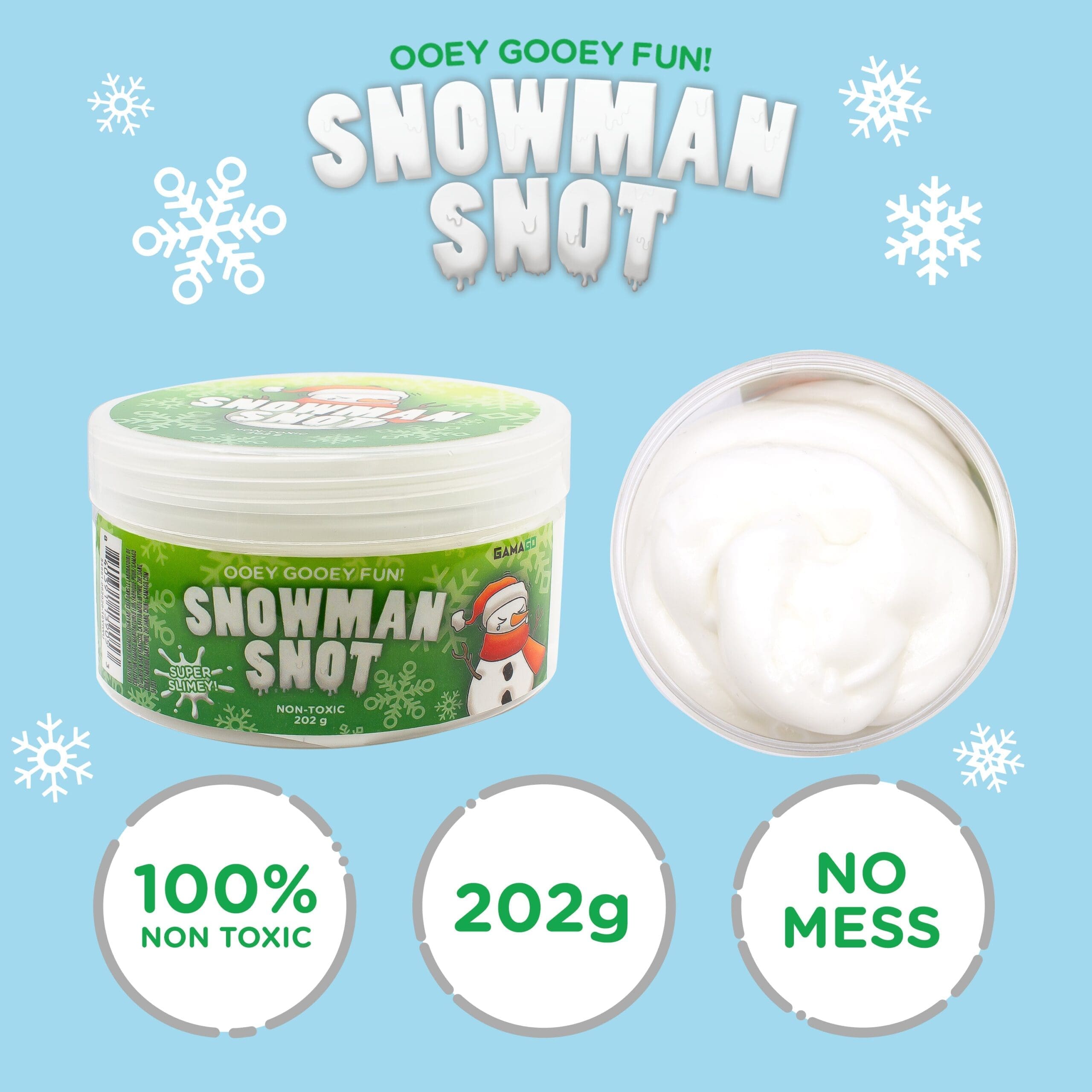 Snowman Snot Slime Goo - NMR