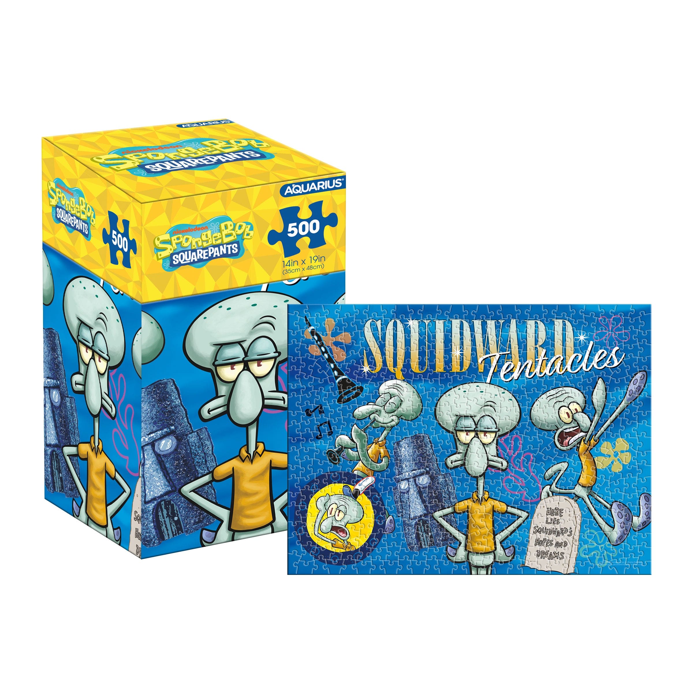 SpongeBob Squidward 500 Piece Jigsaw Puzzle (Vertical Box) - NMR