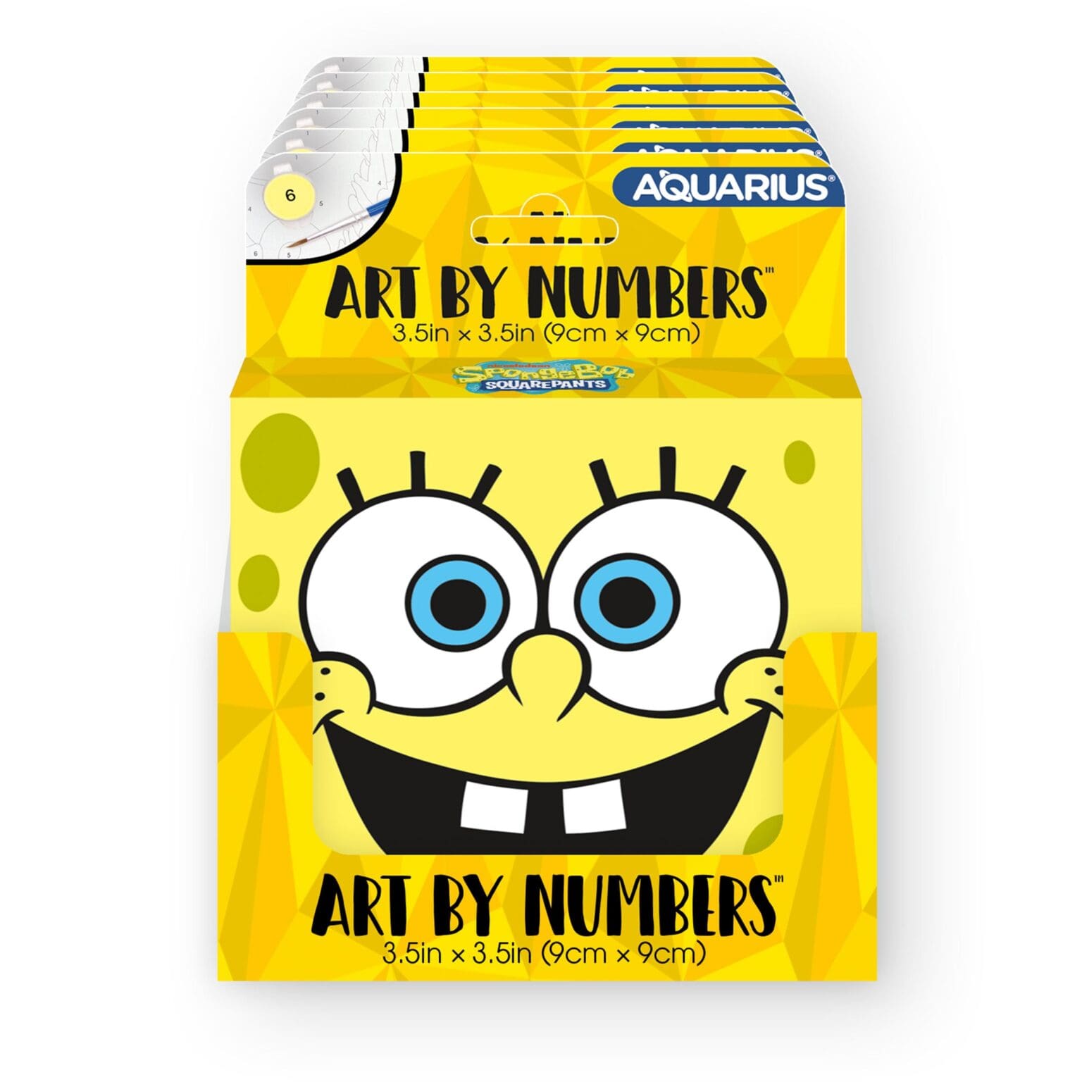 SpongeBob SquarePants Face Micro Art by Numbers (PDQ) (3.5″ x 3.5″) - NMR