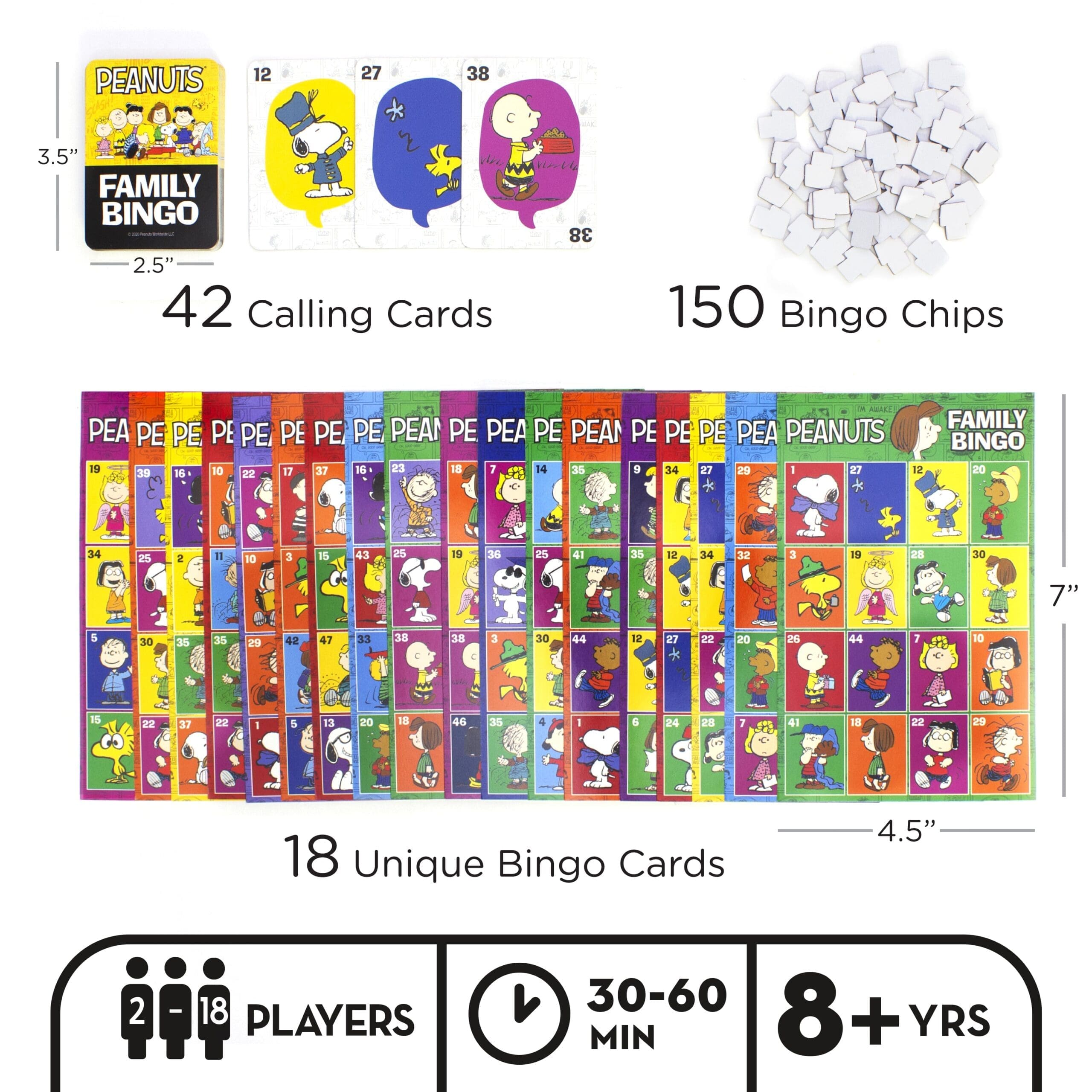 Peanuts Family Bingo Game - NMR