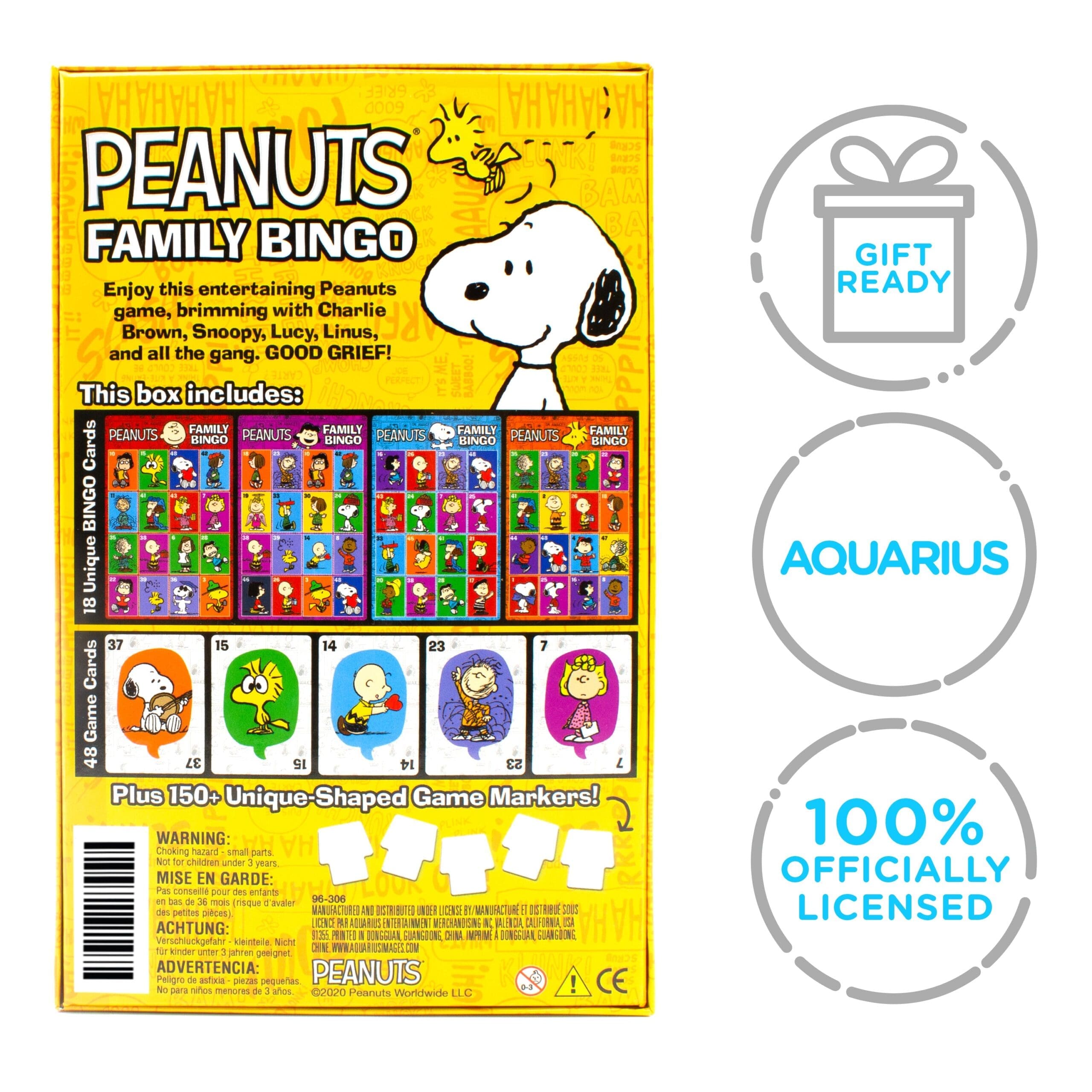 Peanuts Family Bingo Game - NMR