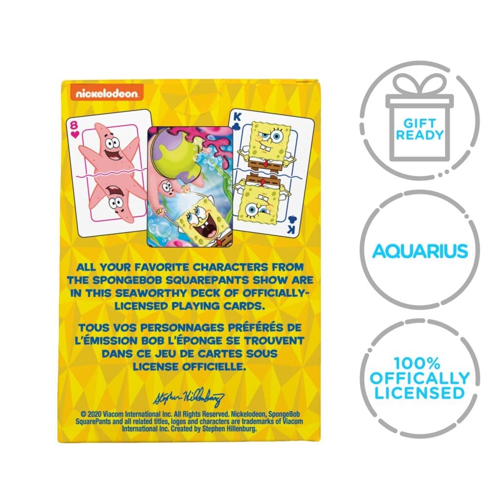 SpongeBob SquarePants Cast Playing Cards - NMR
