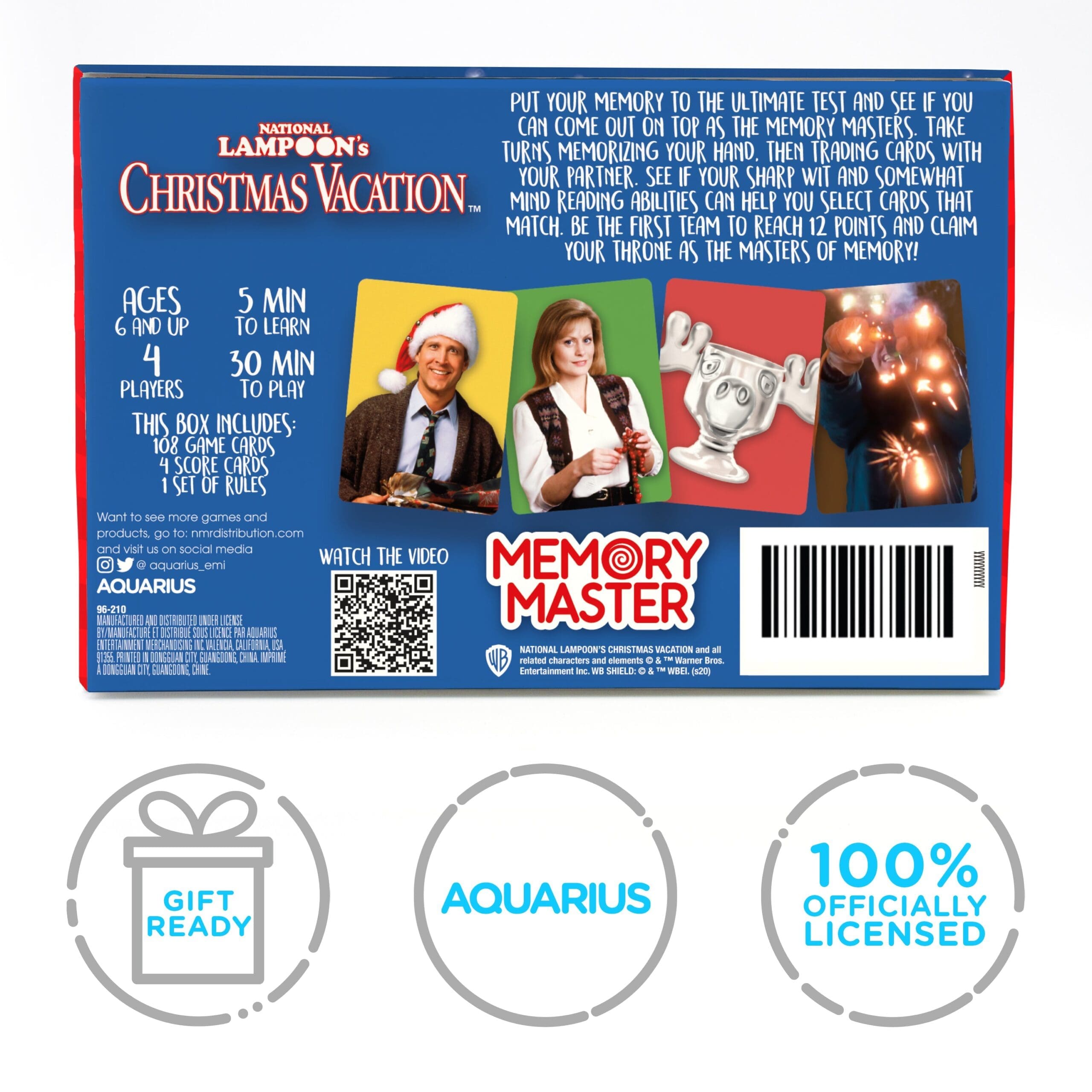 Christmas Vacation Memory Master Card Game - NMR