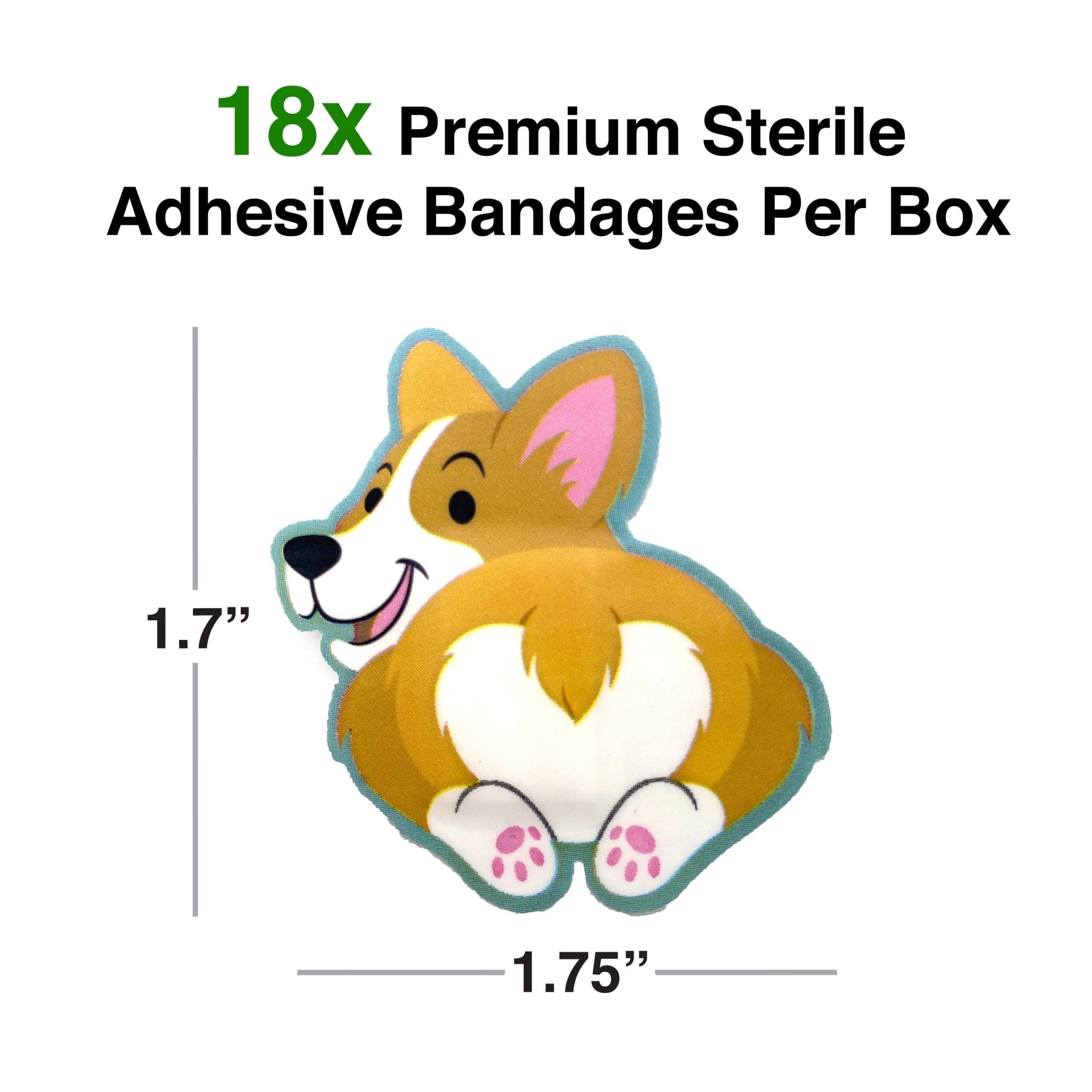 Corgi Butt Adhesive Bandages - NMR