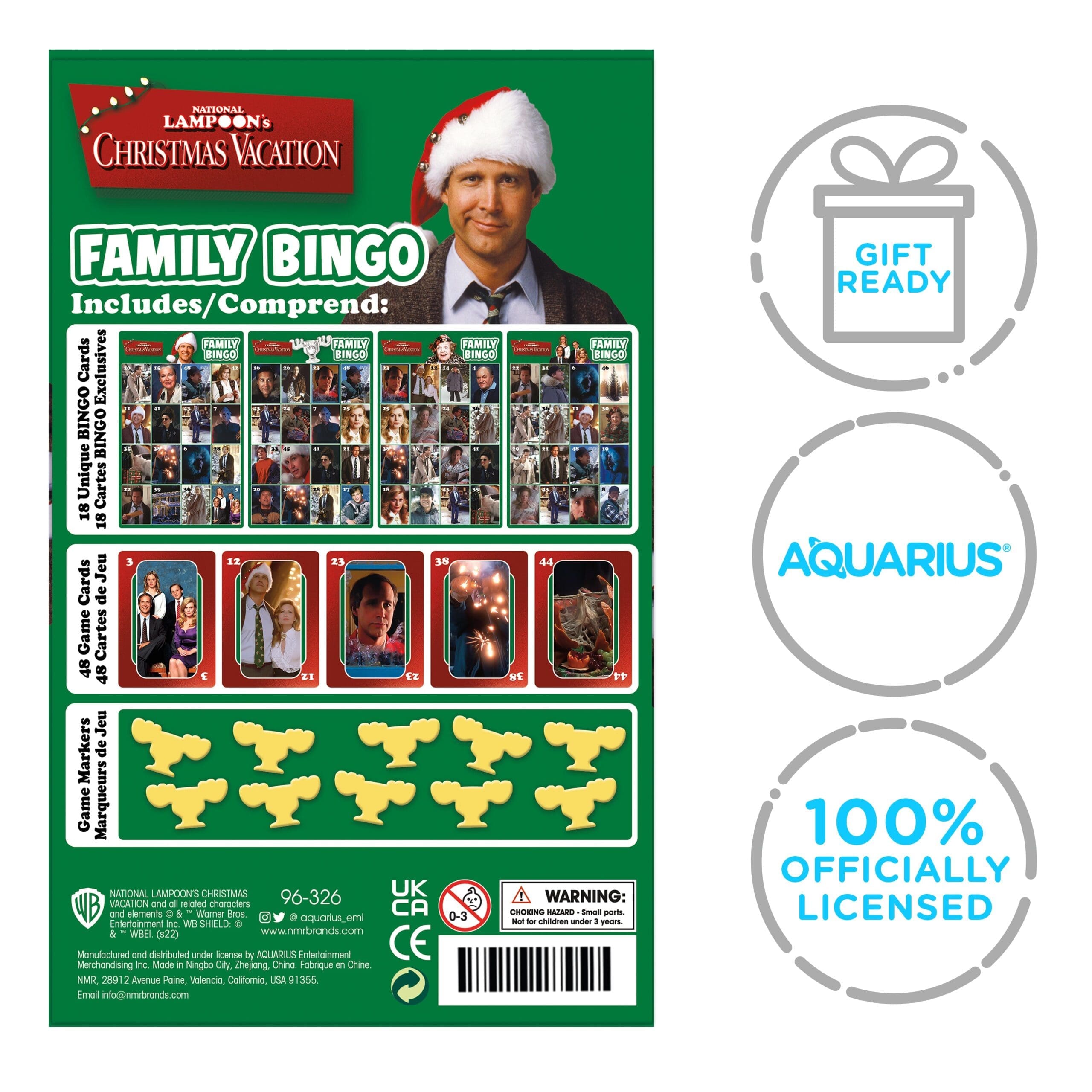 Christmas Vacation Family Bingo Game - NMR