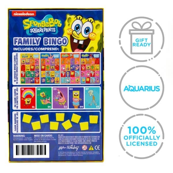 SpongeBob SquarePants Family Bingo Game - NMR
