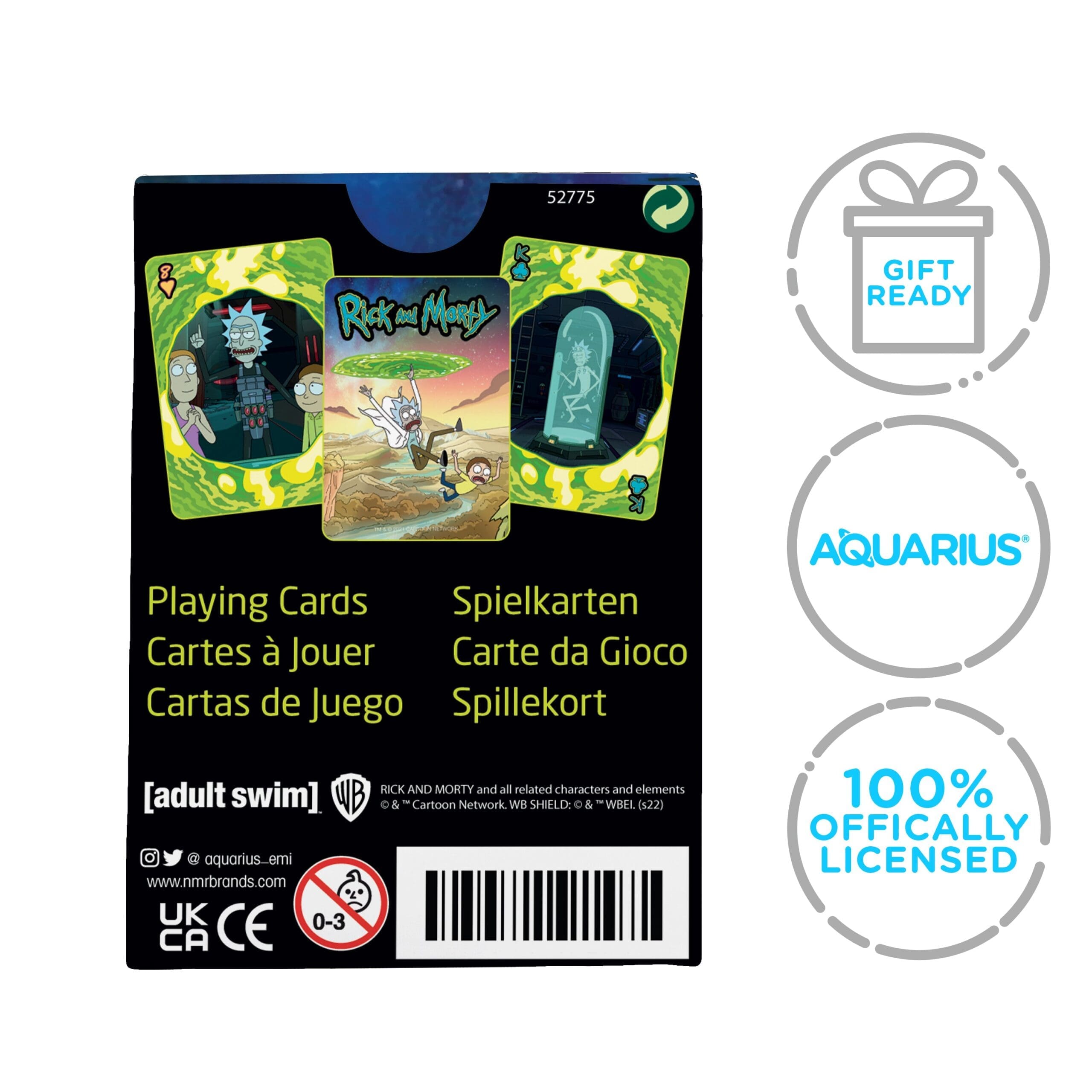 Rick & Morty Playing Cards - NMR