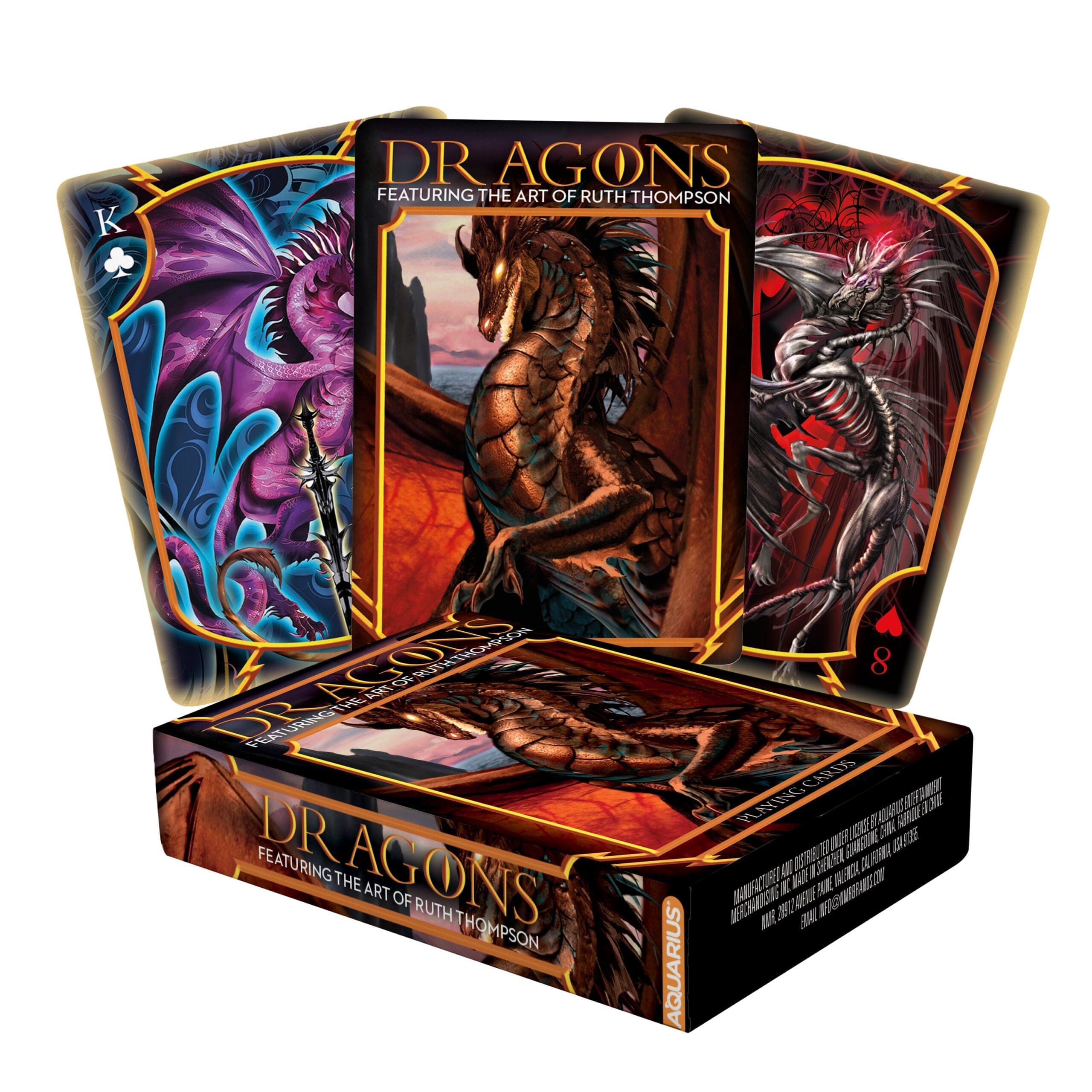 AQUARIUS Card Deck Ruth Thompson Dragons Playing Cards - Officially ...