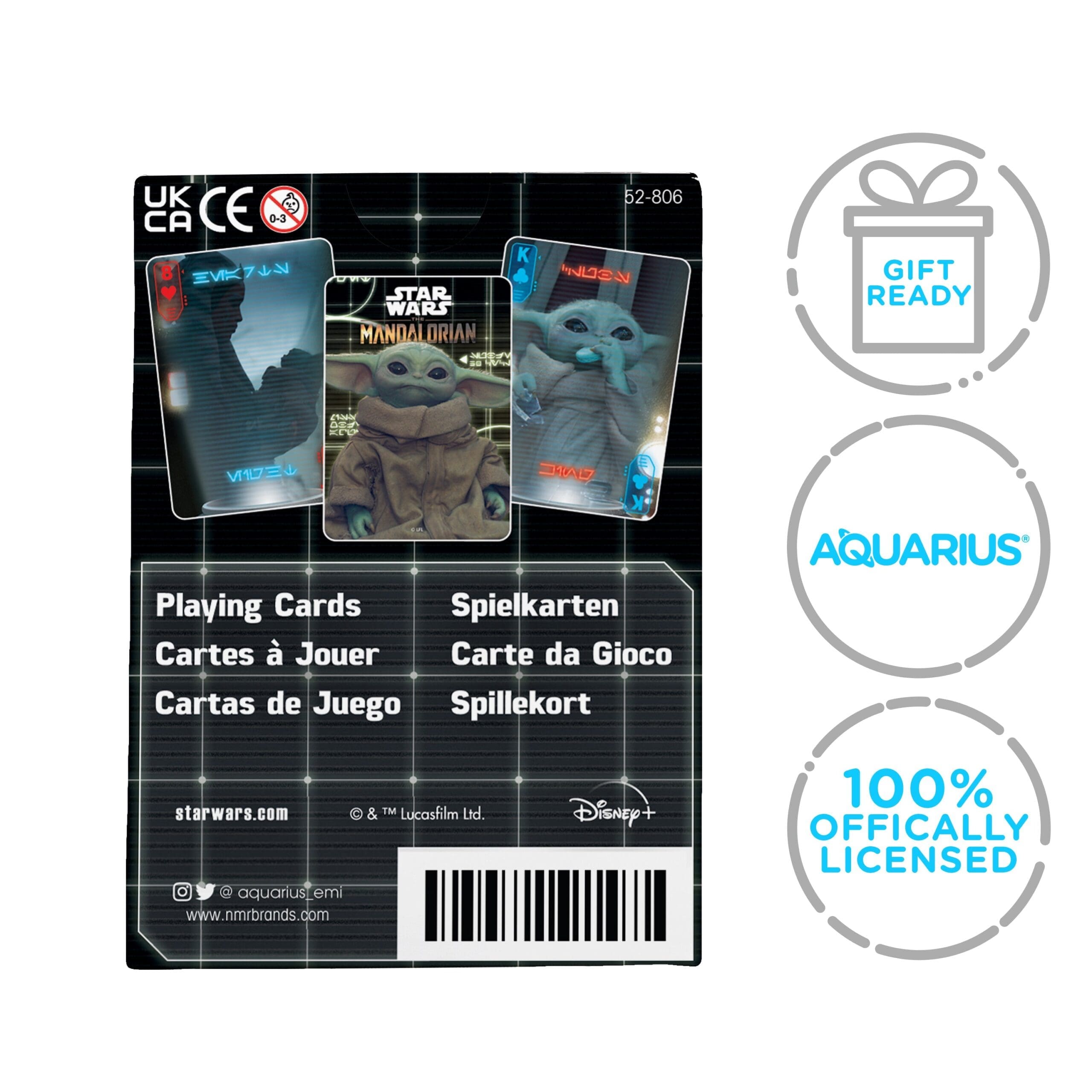 Star Wars The Mandalorian Grogu Playing Cards - NMR