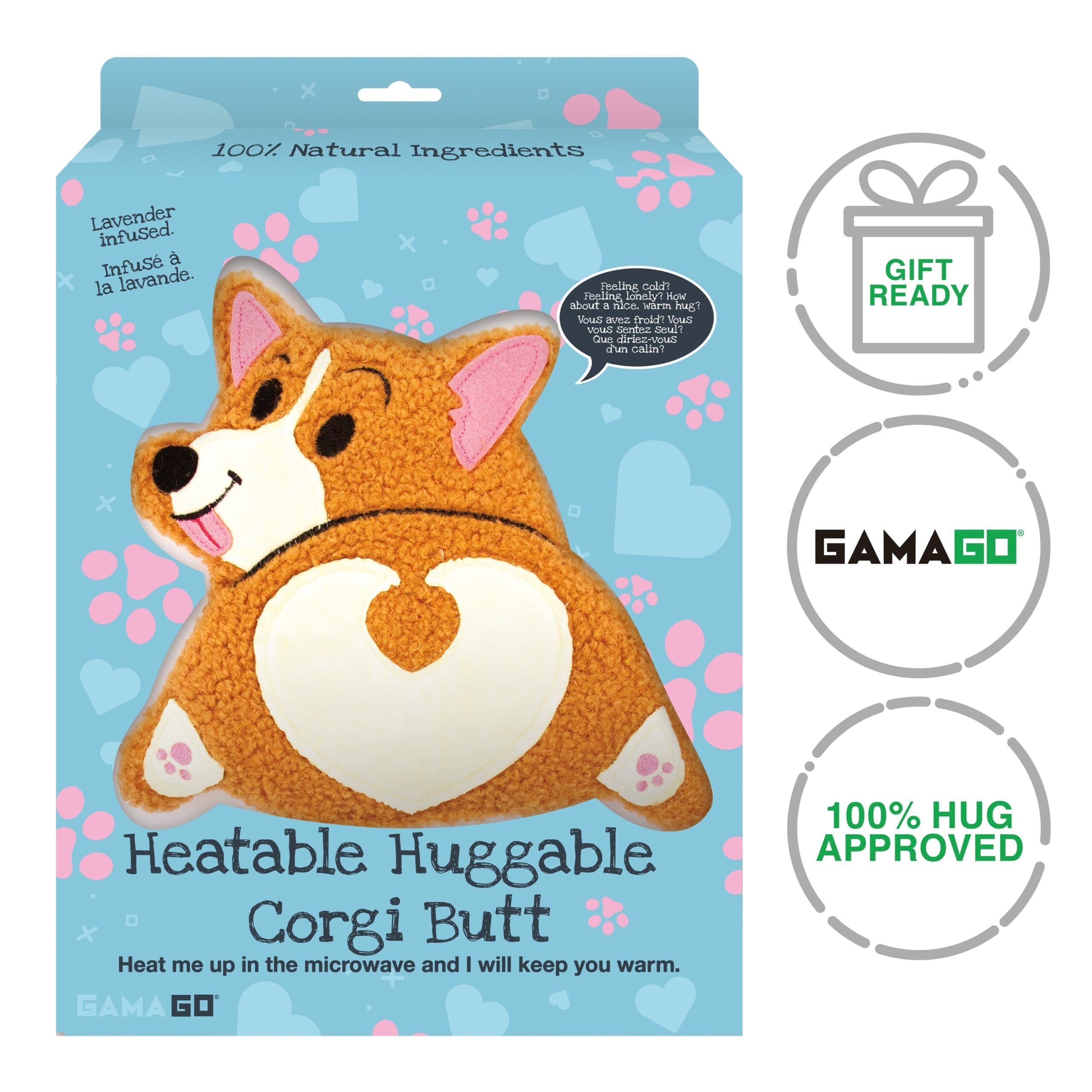 Huggable Corgi Butt Heating Pad & Pillow - NMR