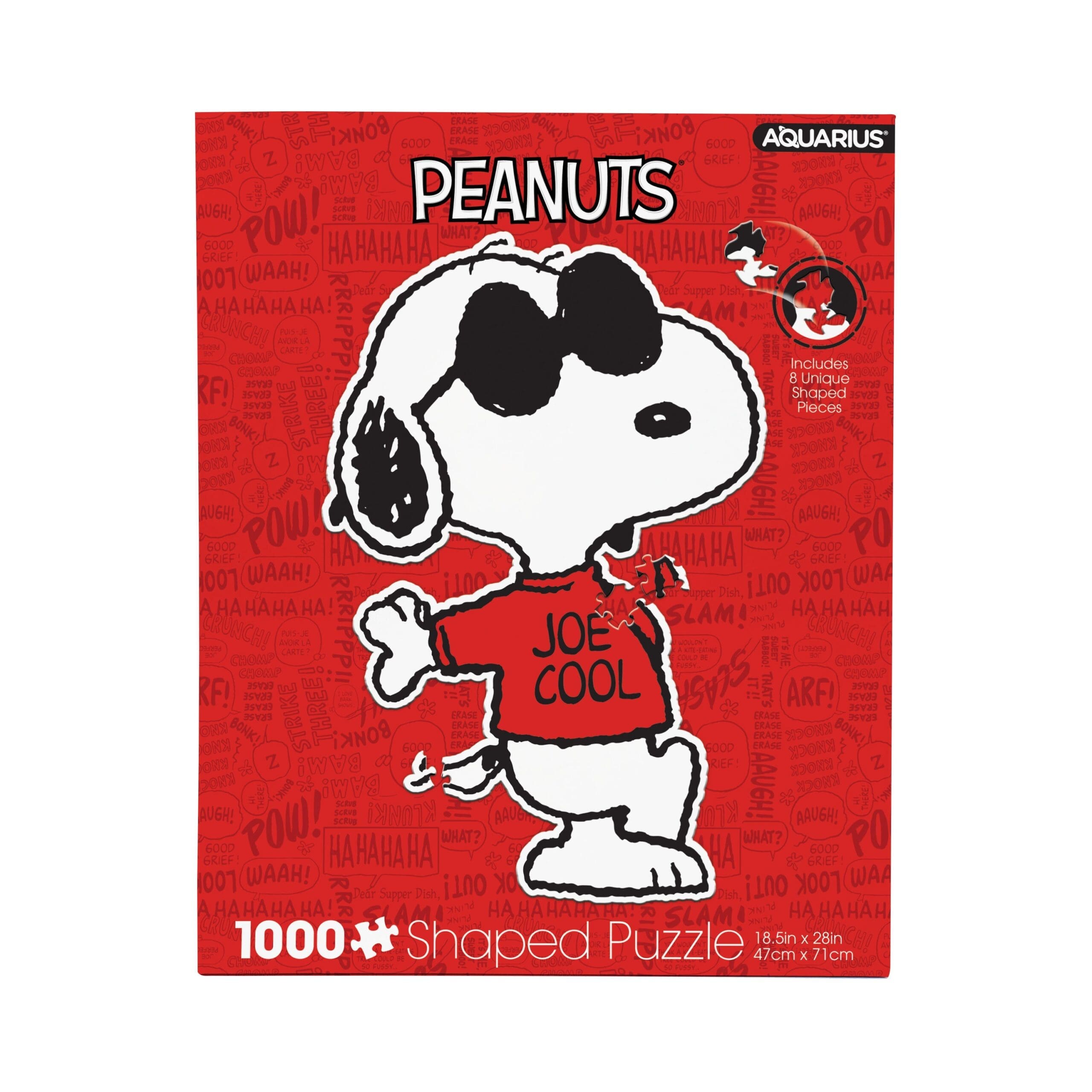 Peanuts Joe Cool Shaped 1000 Piece Jigsaw Puzzles - NMR