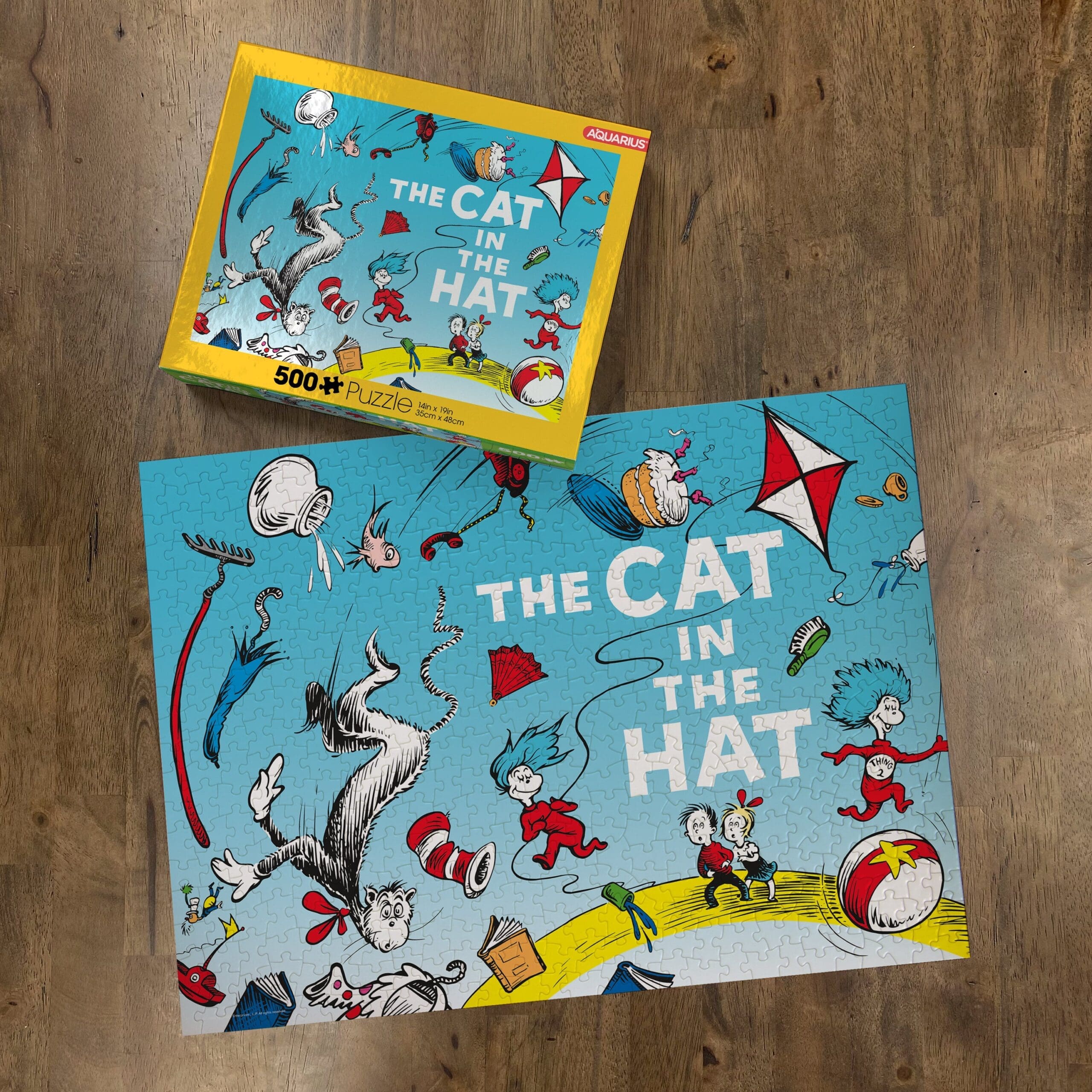 Cat in The Hat 500 Piece Jigsaw Puzzle - NMR