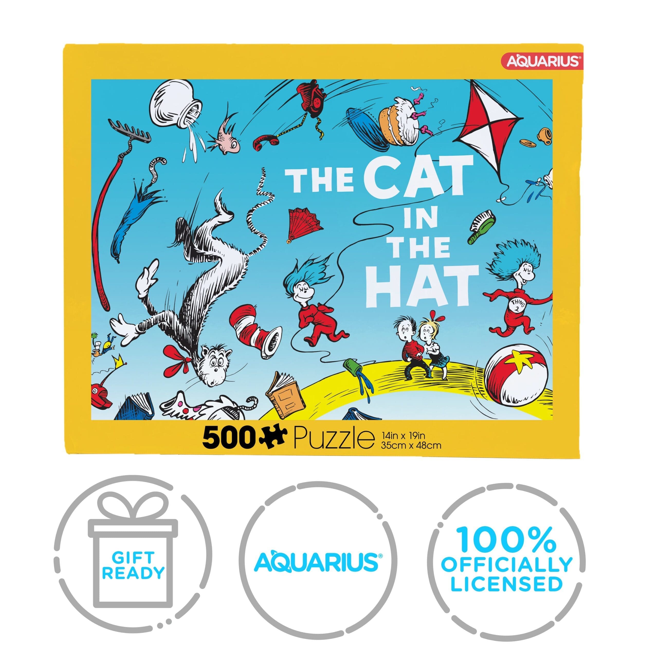 Cat in The Hat 500 Piece Jigsaw Puzzle - NMR