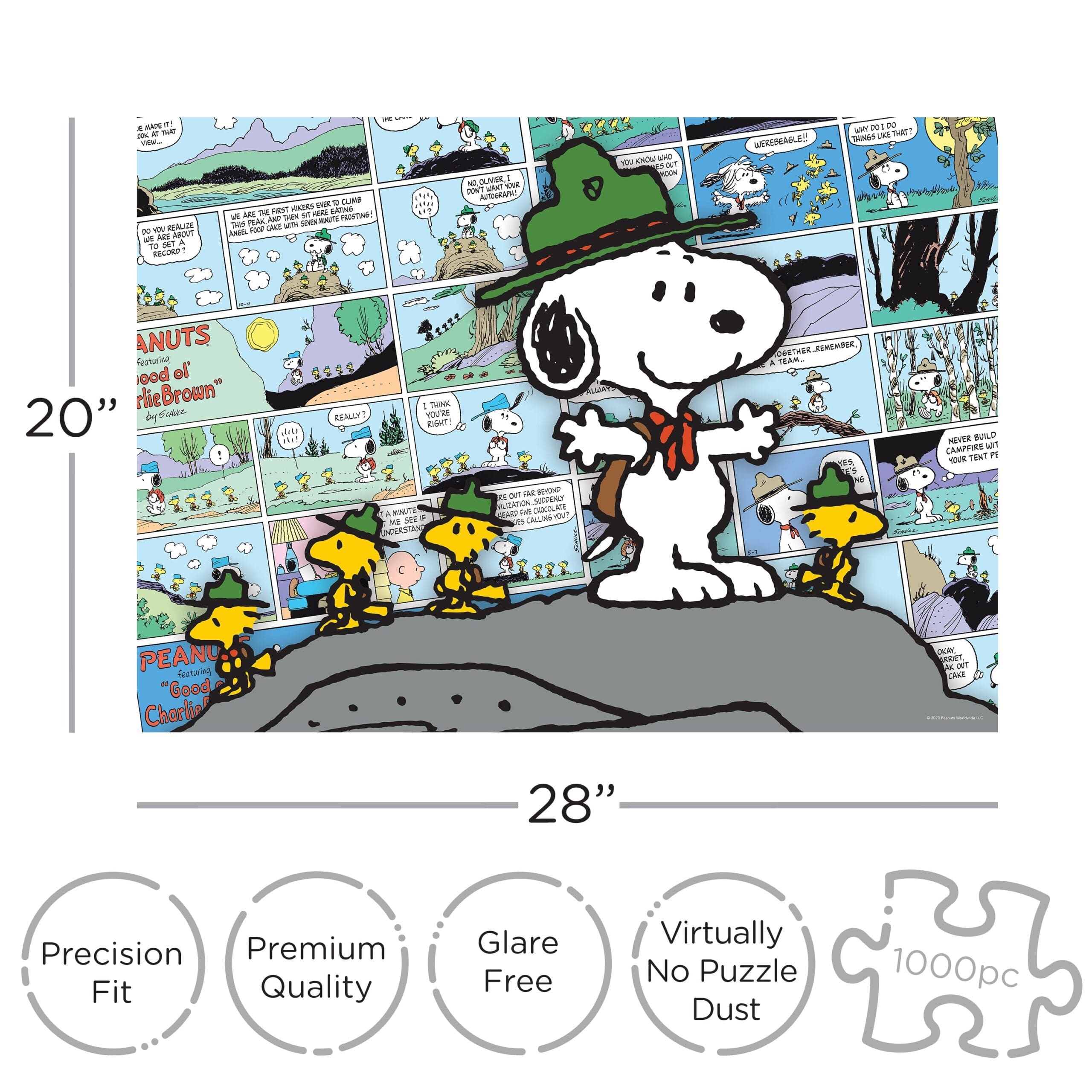 Peanuts Beagle Scouts Comic 1000 Piece Jigsaw Puzzle - NMR