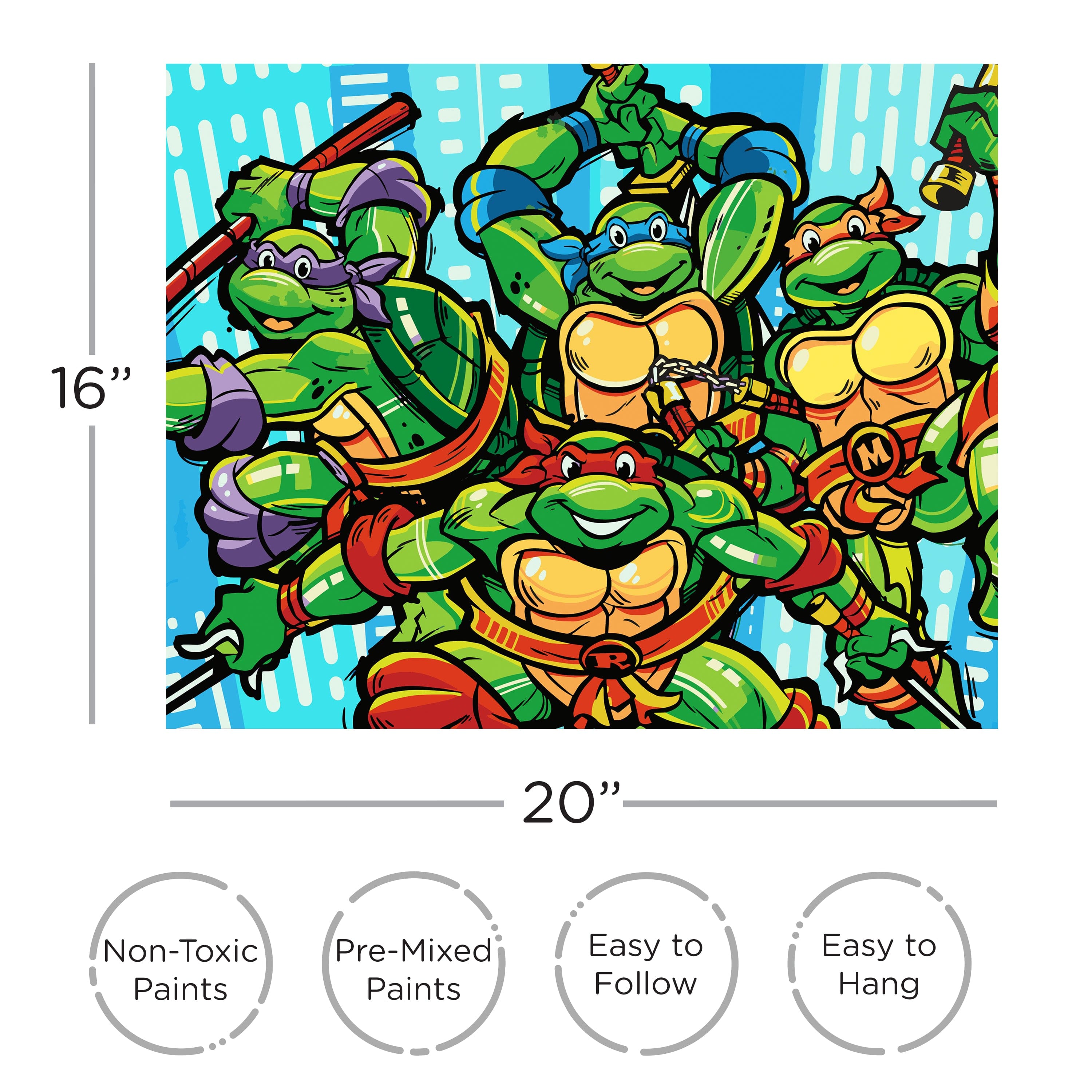 TMNT Art By Numbers - NMR