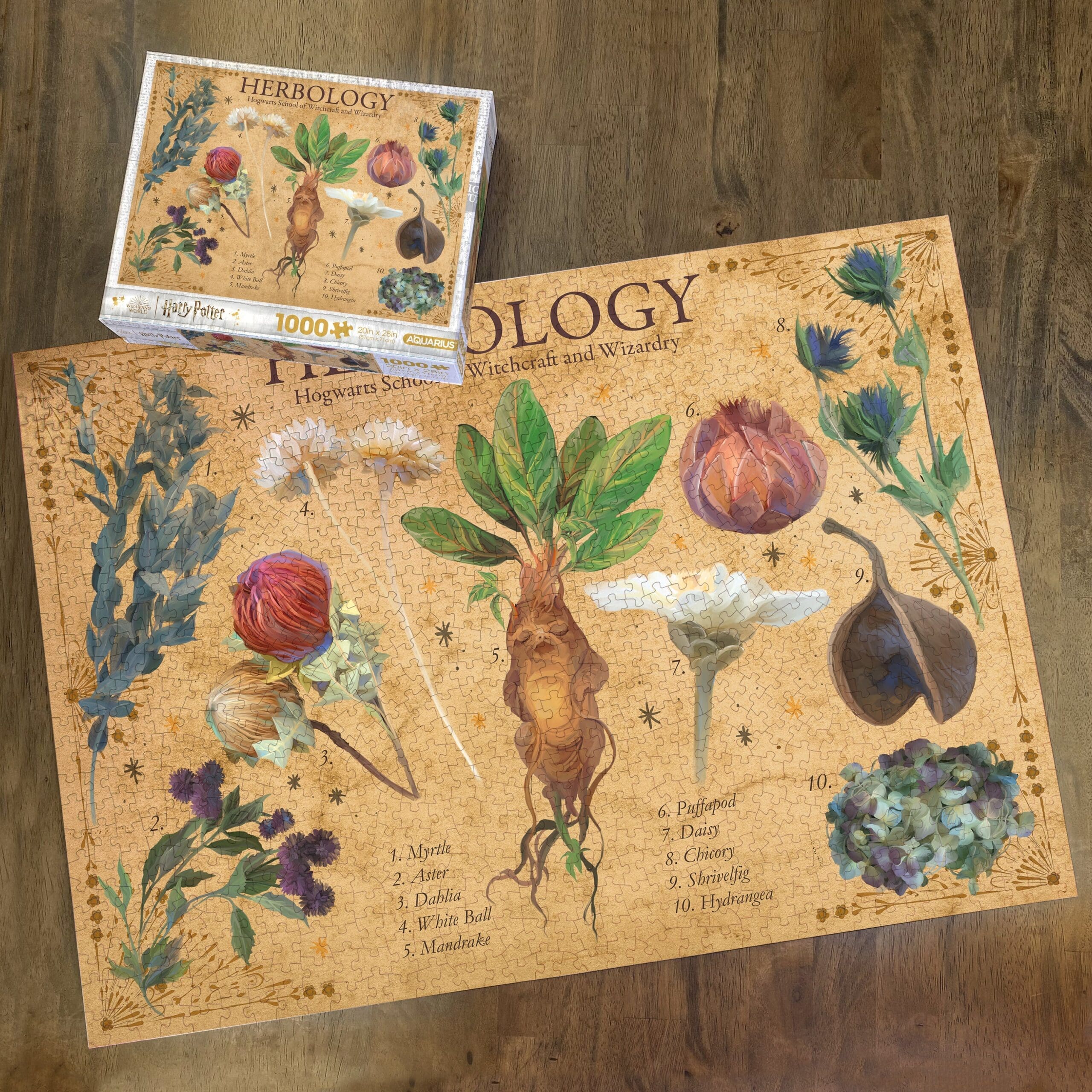 Harry Potter Herbology 1000 Piece Jigsaw Puzzle - NMR