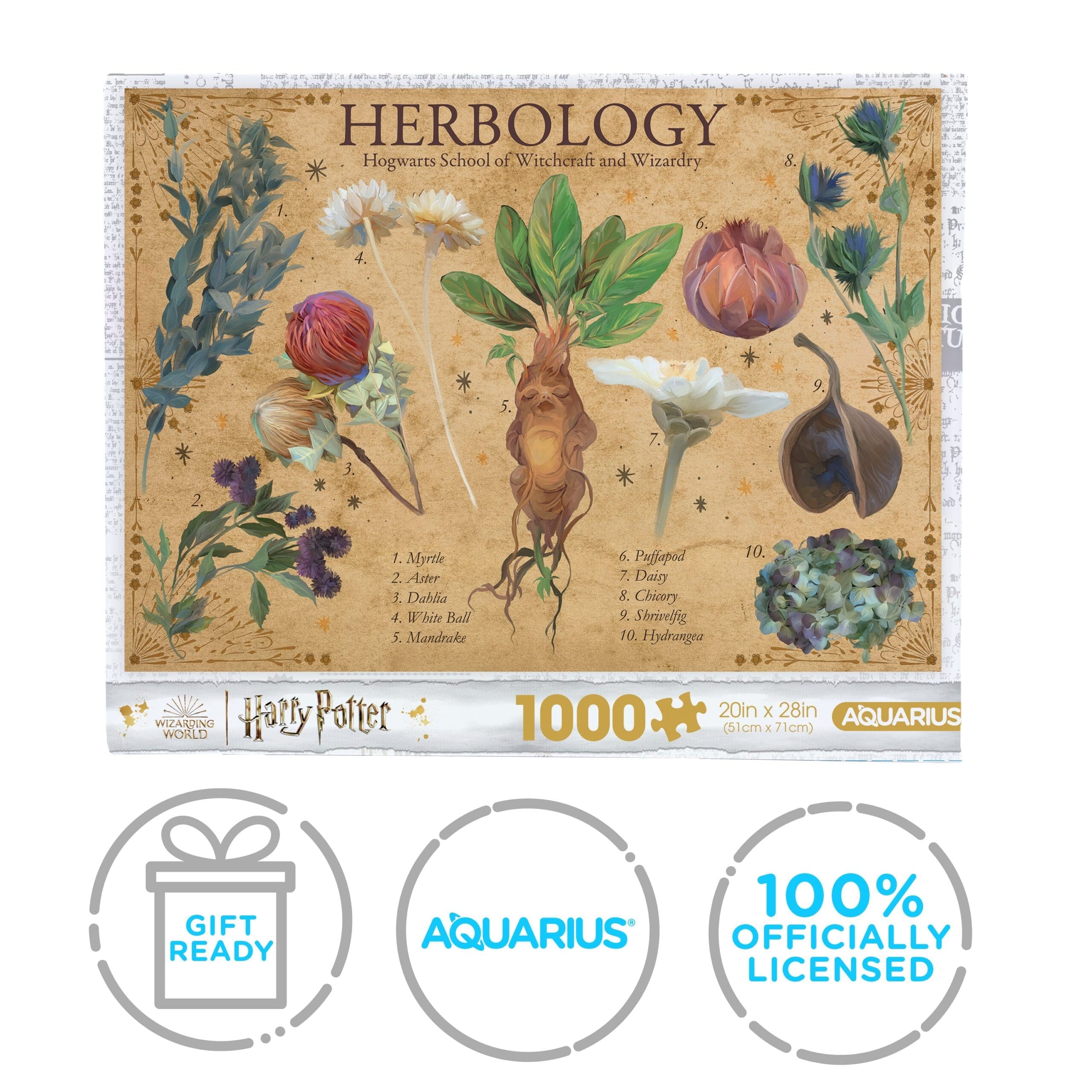 Harry Potter Herbology 1000 Piece Jigsaw Puzzle - NMR