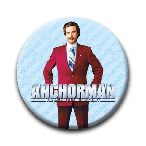 Anchorman – One Sheet Round Pinback Button (1.25) - NMR