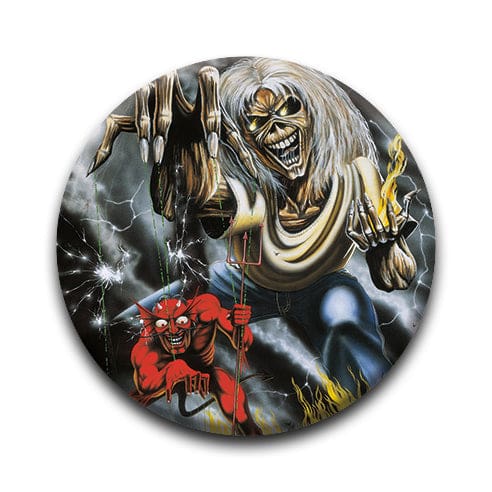 Iron Maiden – Number of the Beast Album Round Pinback Button (1.25″) - NMR