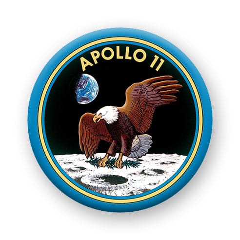 NASA – Apollo 11 Round Pinback Button (1.25″) - NMR