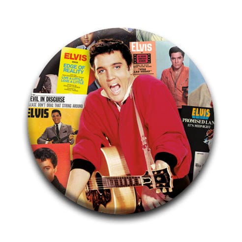 Elvis Presley – Albums Round Pinback Button (1.25) - NMR