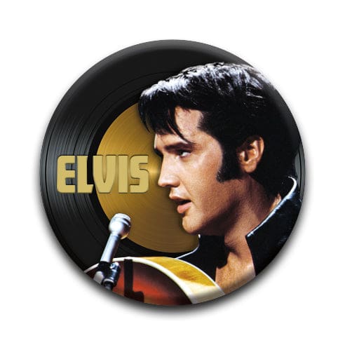 Elvis Presley – ’68 Round Pinback Button (1.25″) - NMR