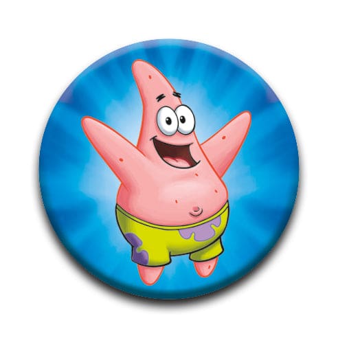 SpongeBob SquarePants – Patrick Round Pinback Button (1.25) - NMR