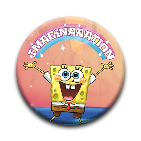 SpongeBob SquarePants – Imagination Round Pinback Button (1.25″) - NMR