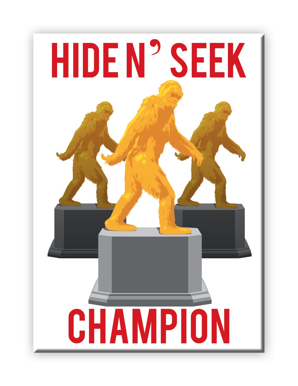 Bigfoot – Trophy Flat Magnet (2.5″ x 3.5″) - NMR