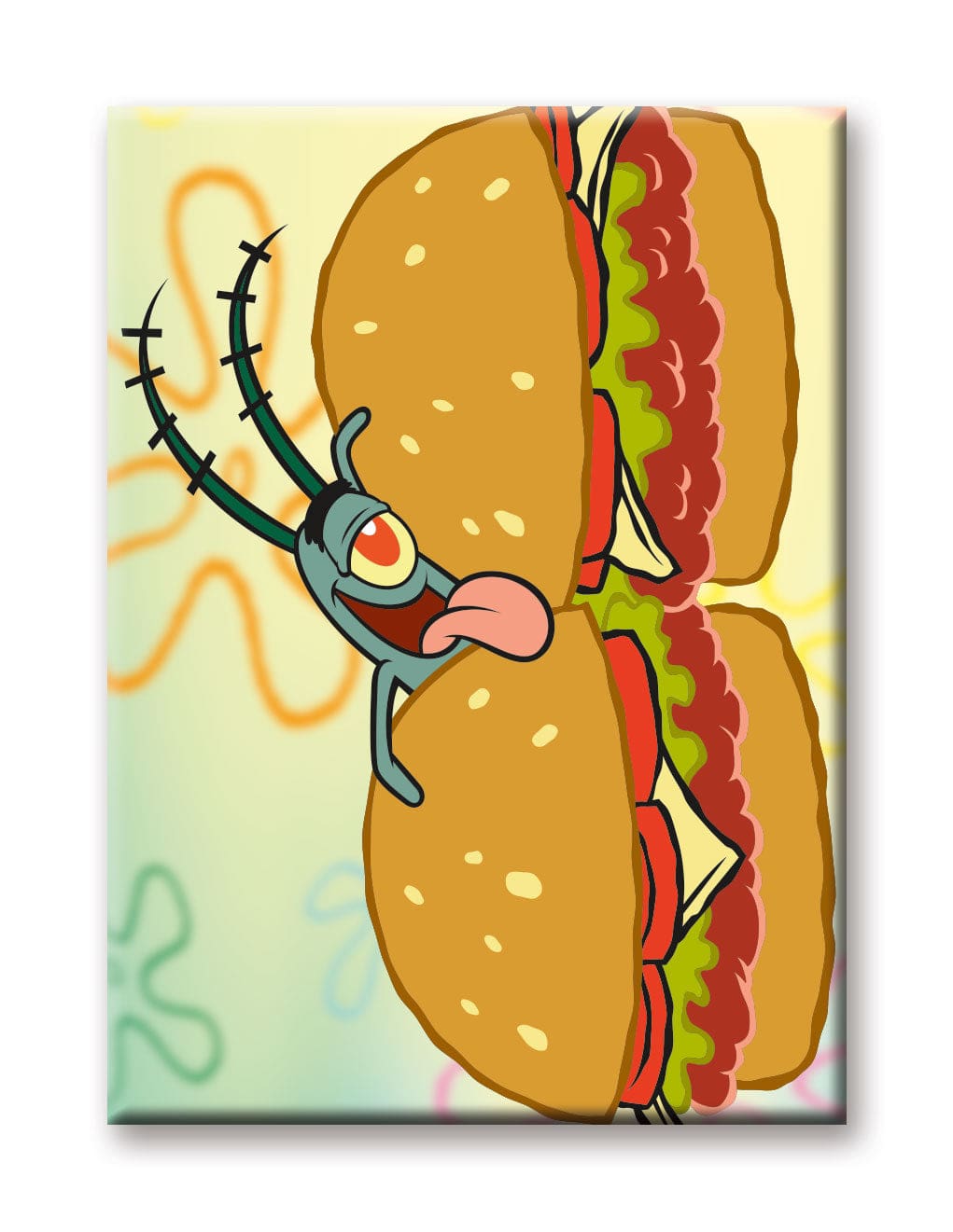 SpongeBob SquarePants – Plankton Buns Flat Magnet (2.5″ x 3.5″) - NMR