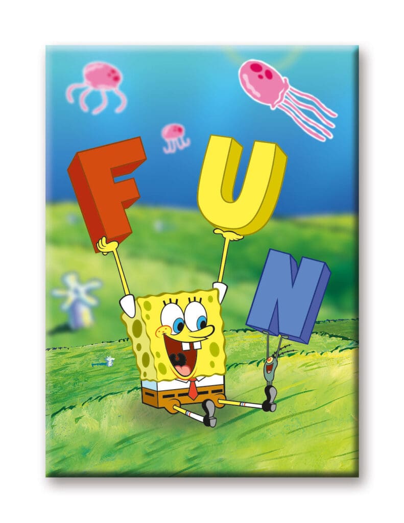 SpongeBob SquarePants – Plankton FUN Flat Magnet (2.5″ x 3.5″) - NMR