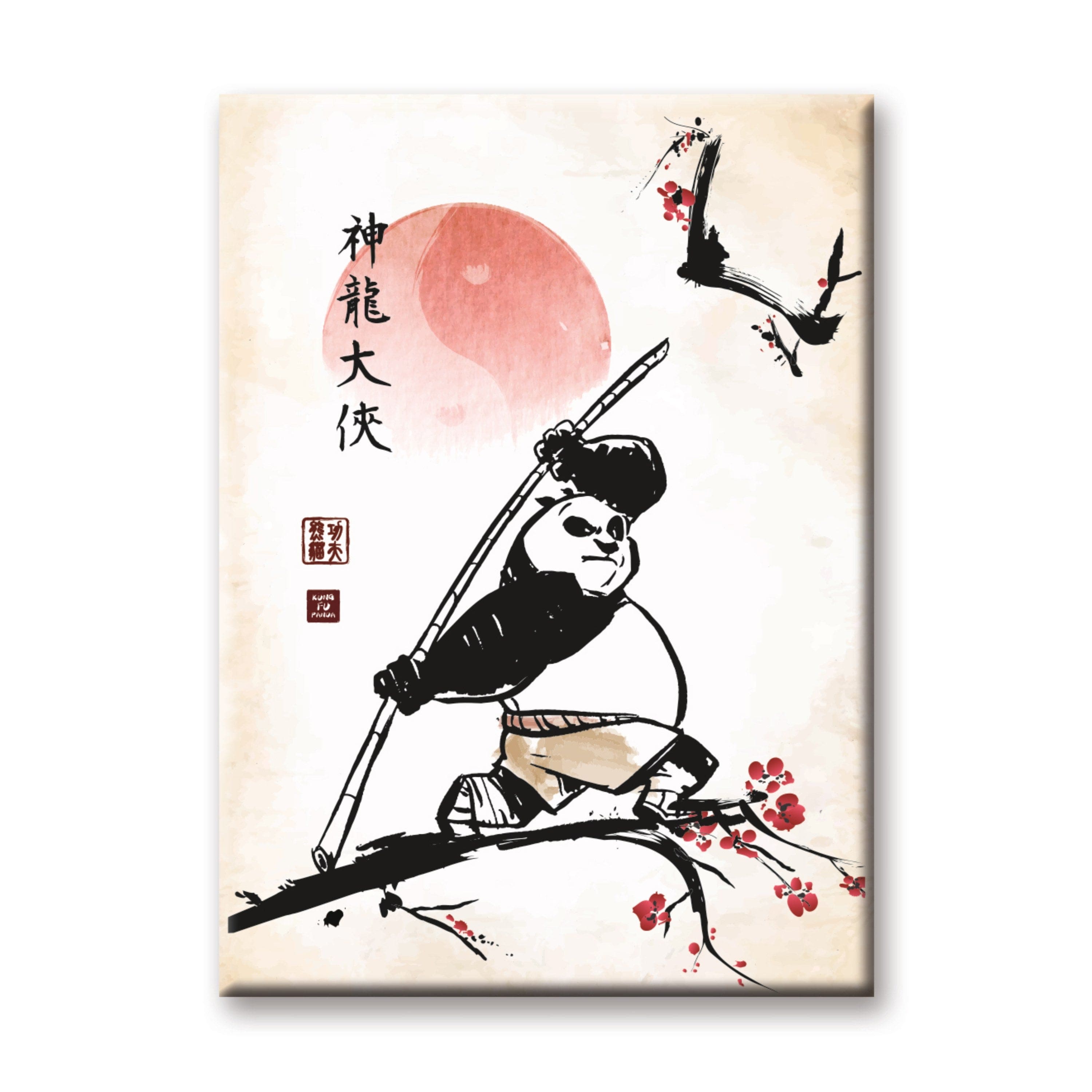 Kung Fu Panda – Scroll Flat Magnet (2.5″ x 3.5″) - NMR