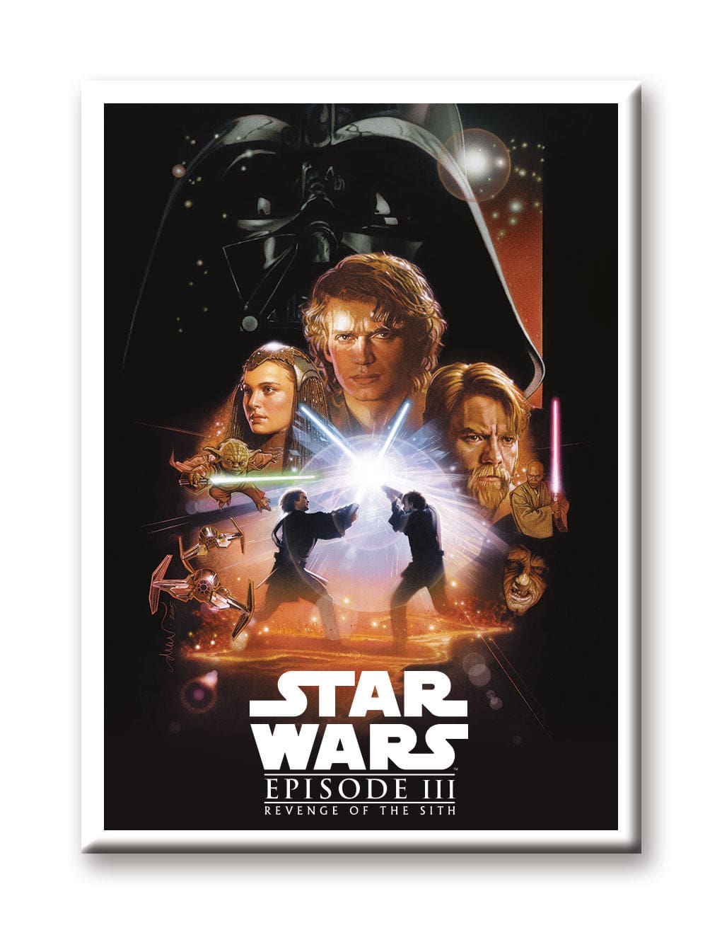 Star Wars – Ep 3 Poster Flat Magnet (2.5 x 3.5) - NMR
