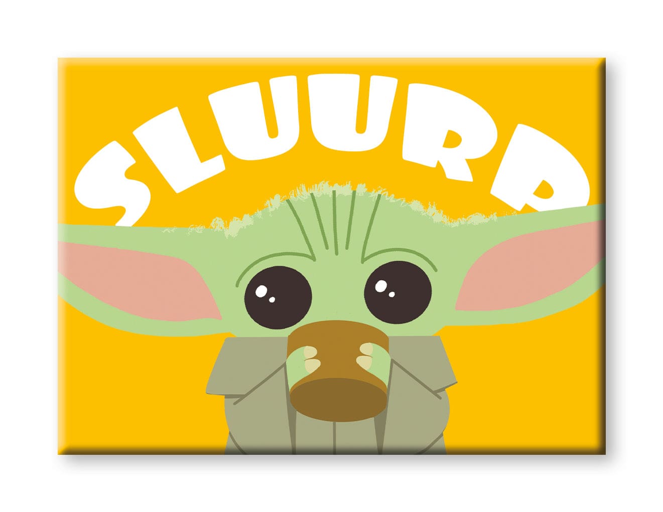 Star Wars Mandalorian – The Child Sluurp Flat Magnet (2.5 x 3.5) - NMR