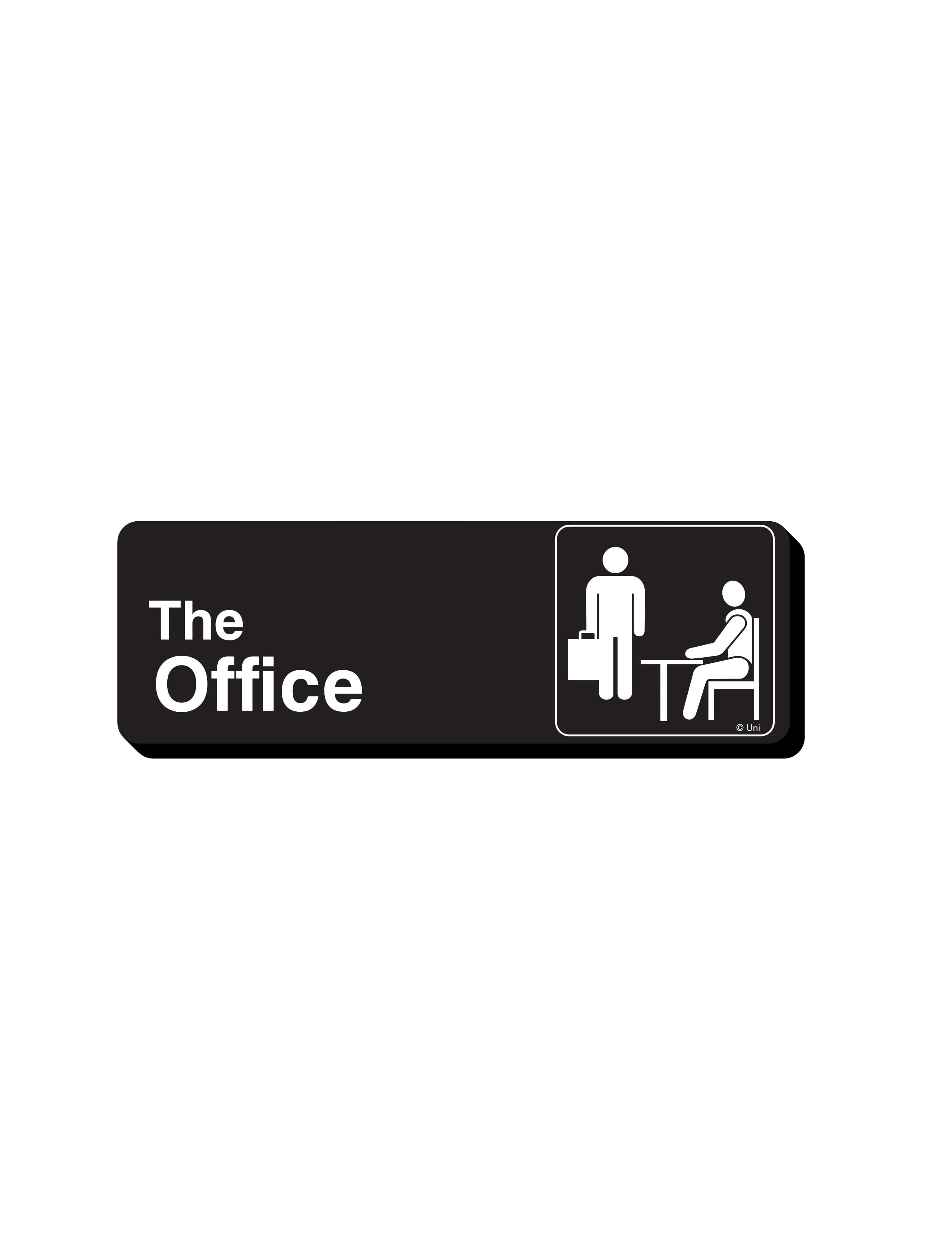 The Office Logo Funky Chunky Magnet - NMR
