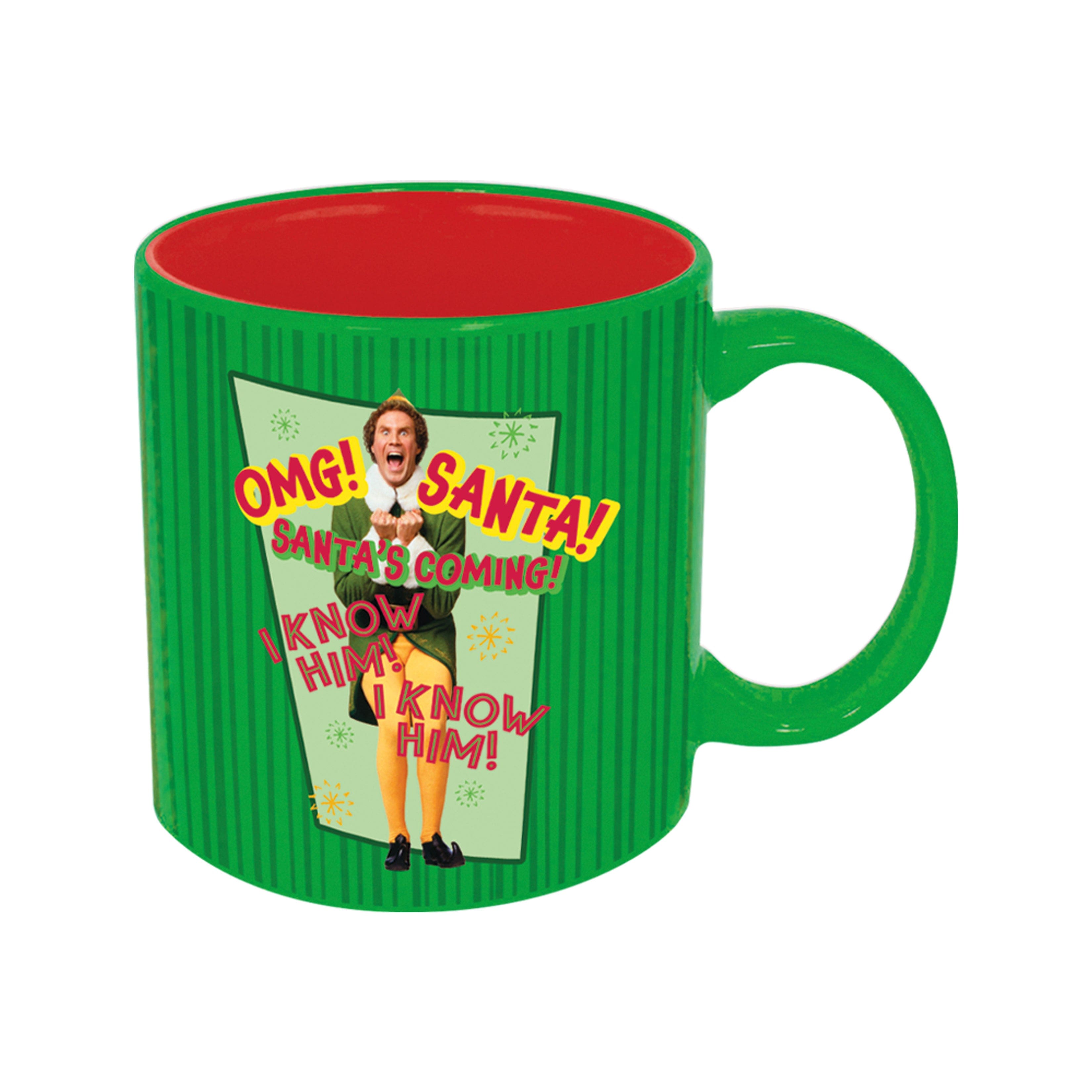 Elf the Movie OMG Santa! Ceramic Mug (18oz) - NMR