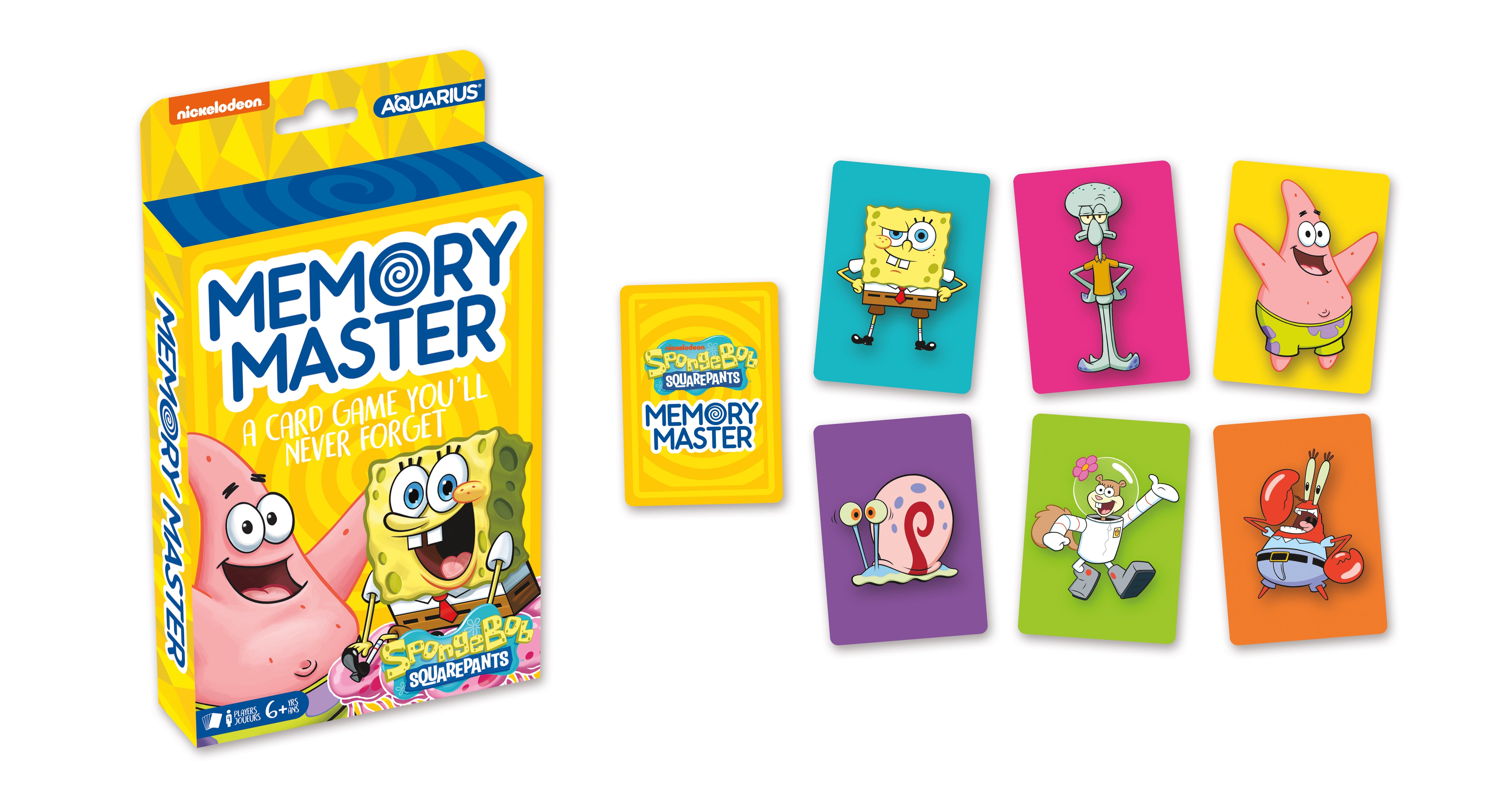 SpongeBob SquarePants Memory Master Card Game - NMR