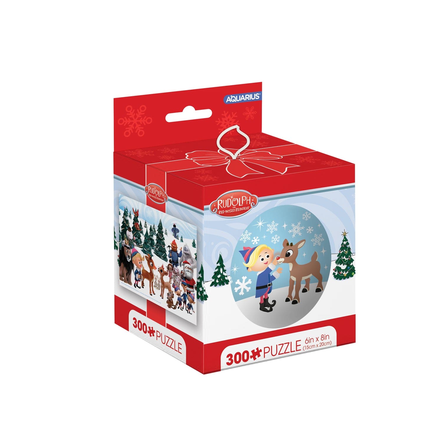 Rudolph 300 Piece Jigsaw Puzzle in Tin Globe - NMR